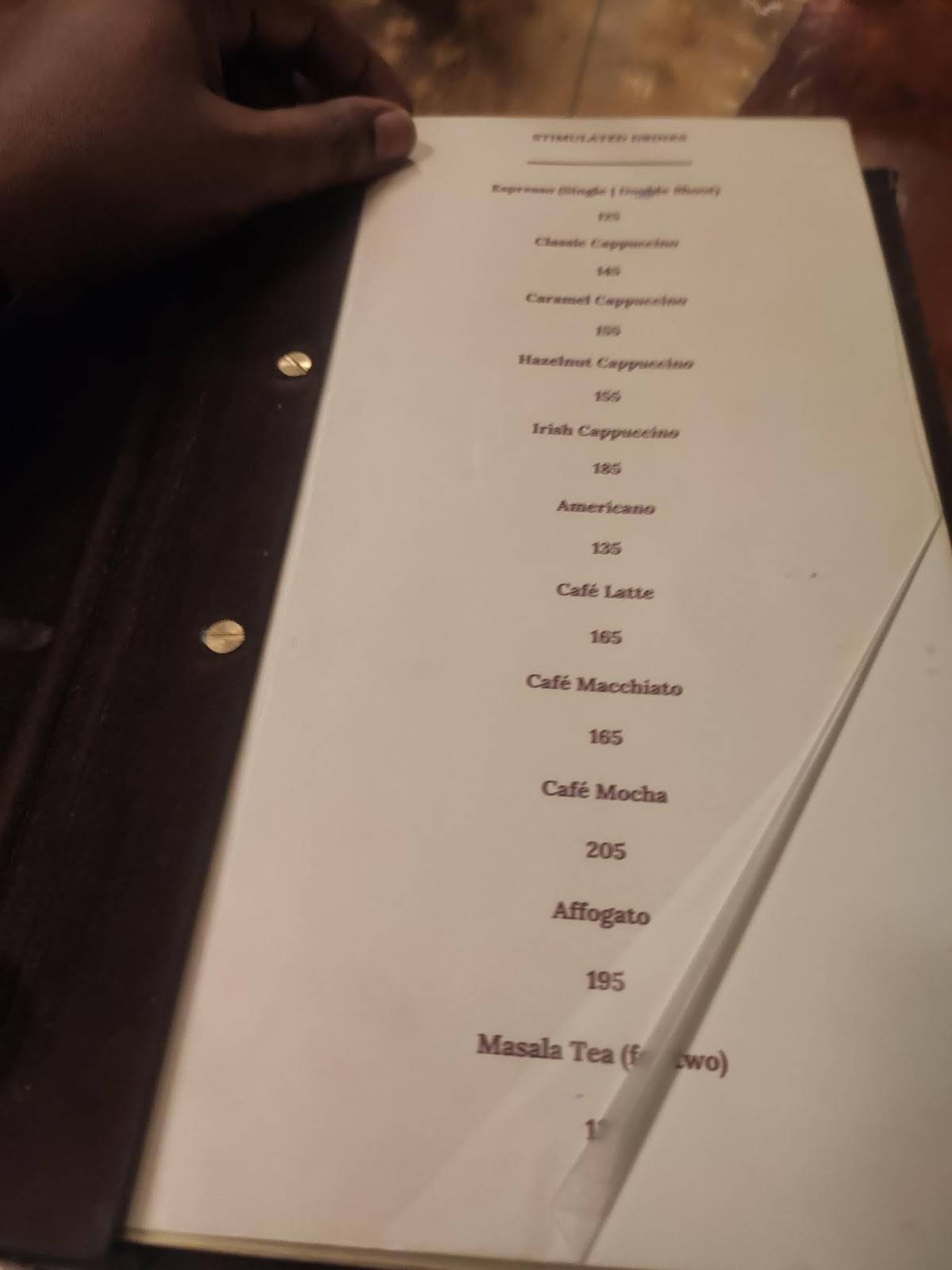 Menu at Fort Restaurant Jaipur, Jaipur