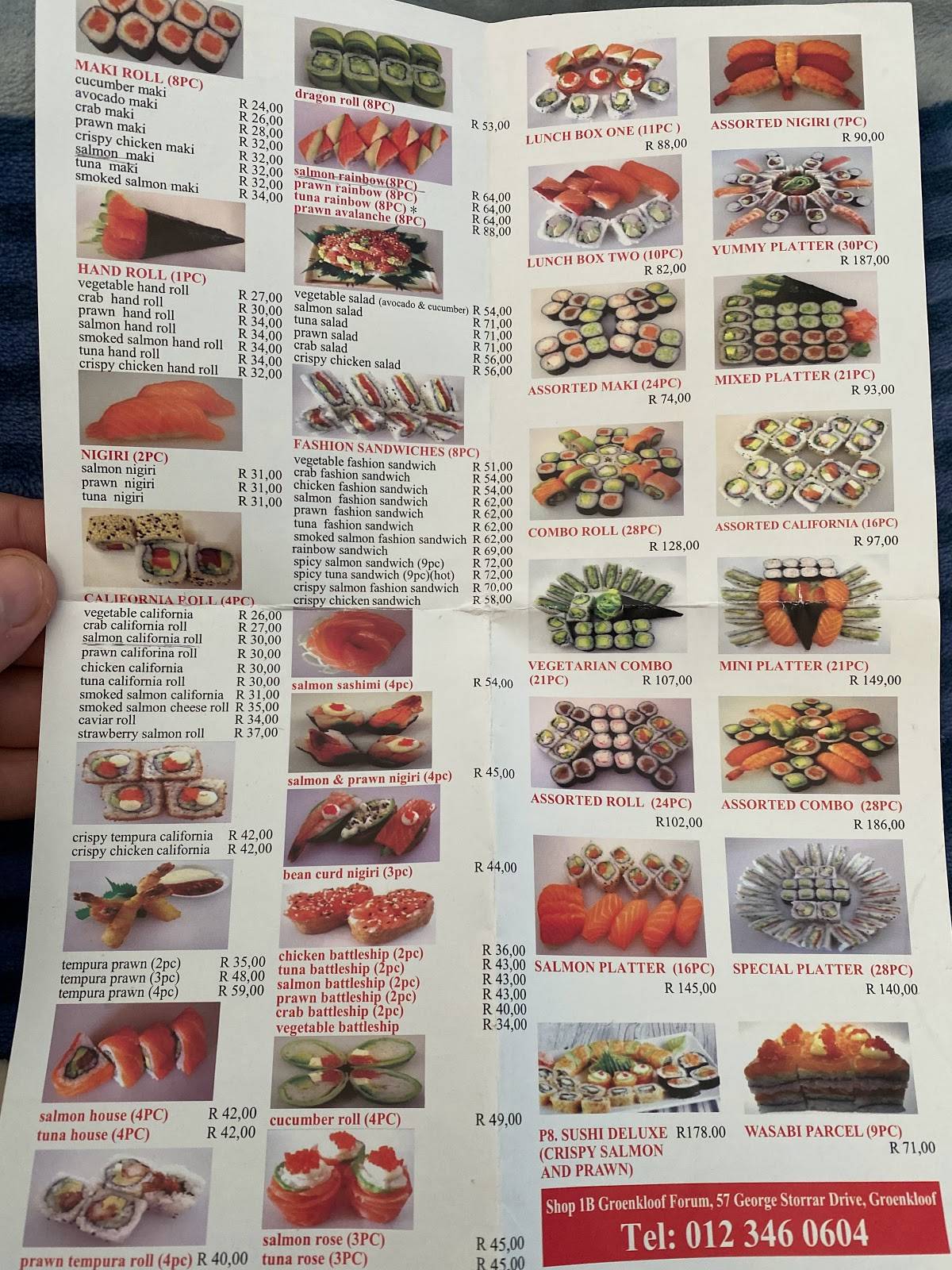 Menu at Fortune Dragon Chinese Restaurant, Pretoria, 45-