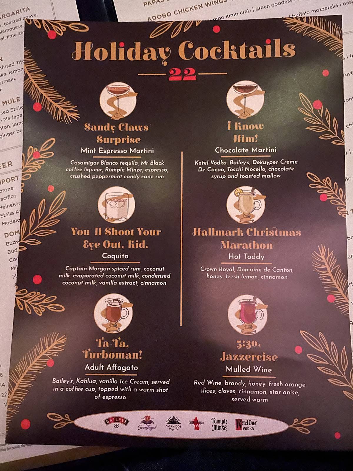 Menu at Foundation Room Las Vegas pub & bar, Las Vegas, S Las Vegas Blvd