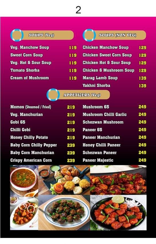 Menu at Four Seasons Restaurant, Jadcherla, Hyderabad -Banglore Highway