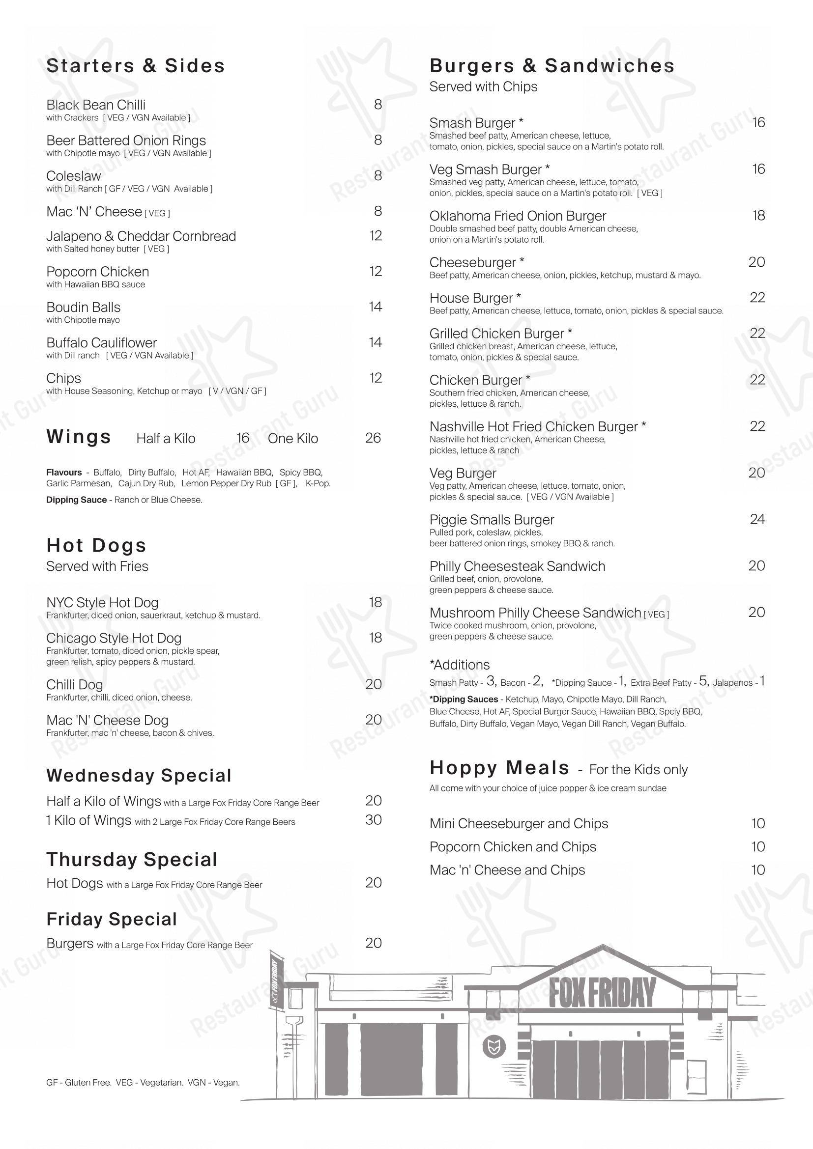 Menu at Mountain Culture Brewery - Hobart, Hobart