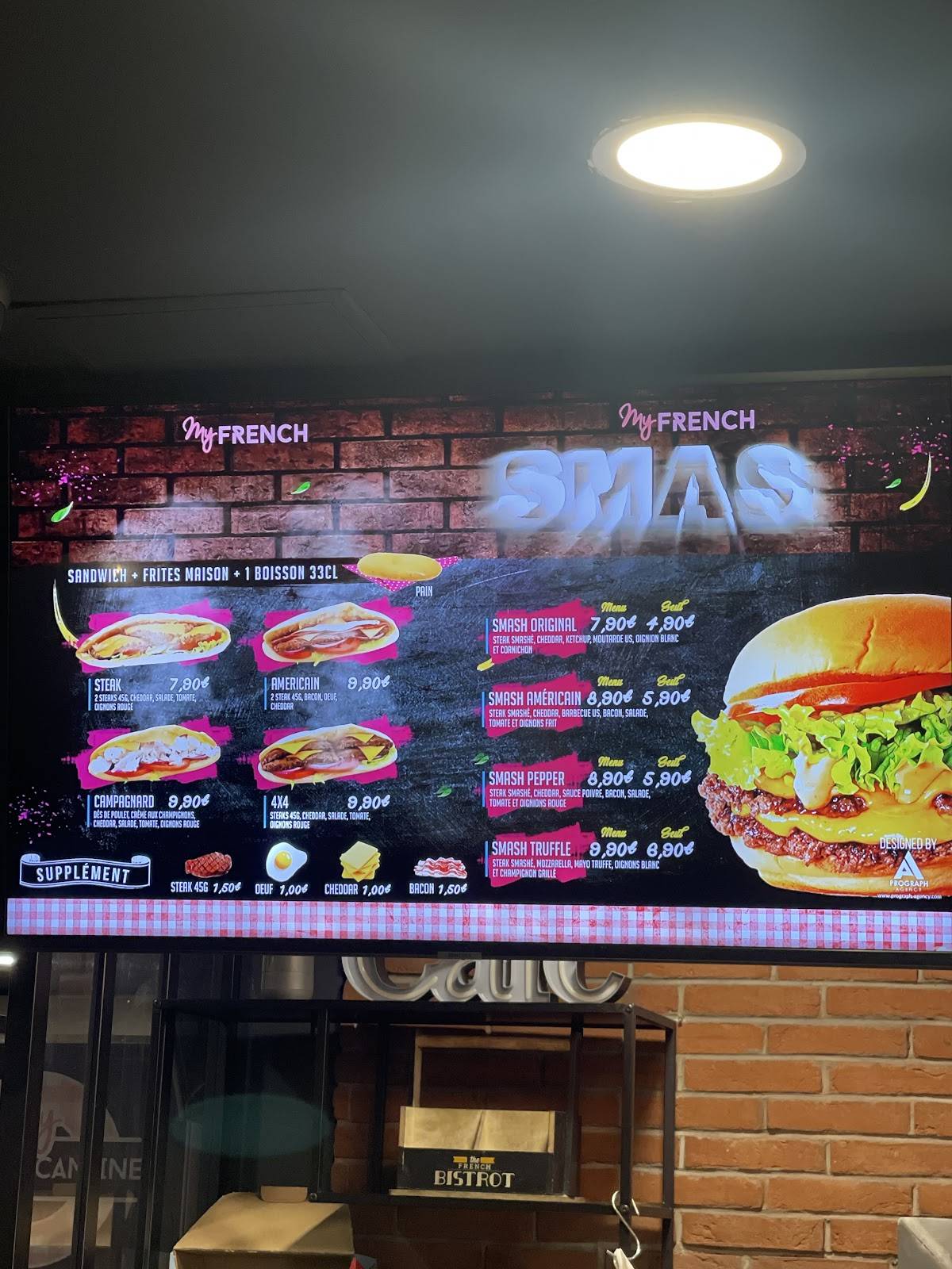 Menu au French Cantine Villepinte I Burger I Brasserie Hallal ...