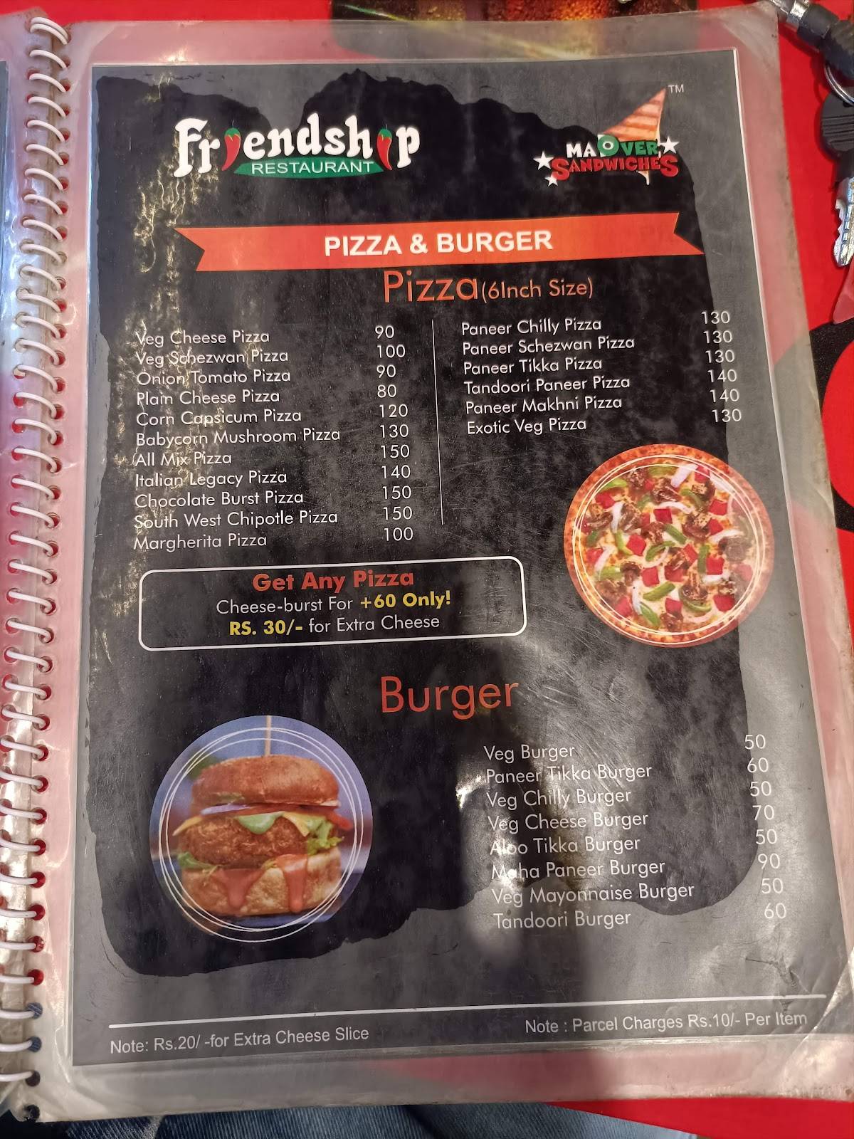 Menu at Friendship Restaurant, Nashik, G20