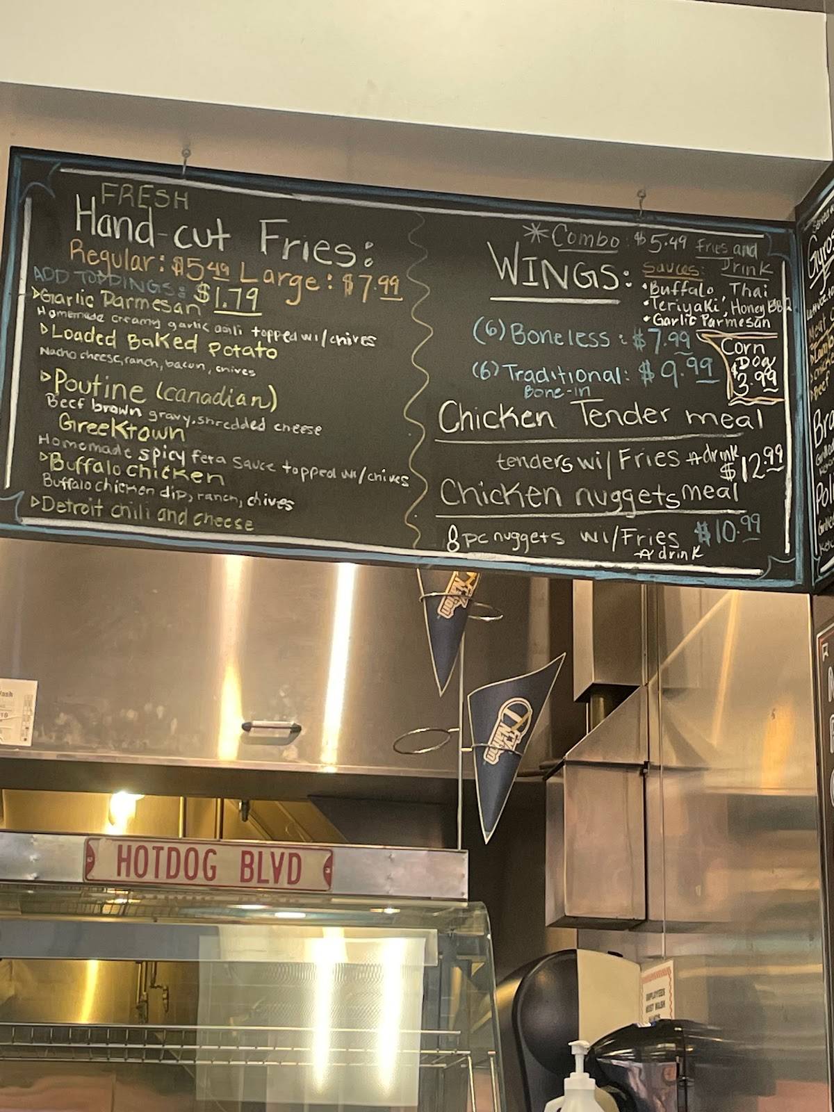 Menu at Fry Nation restaurant, Comstock Park, Alpine Ave NW STE C