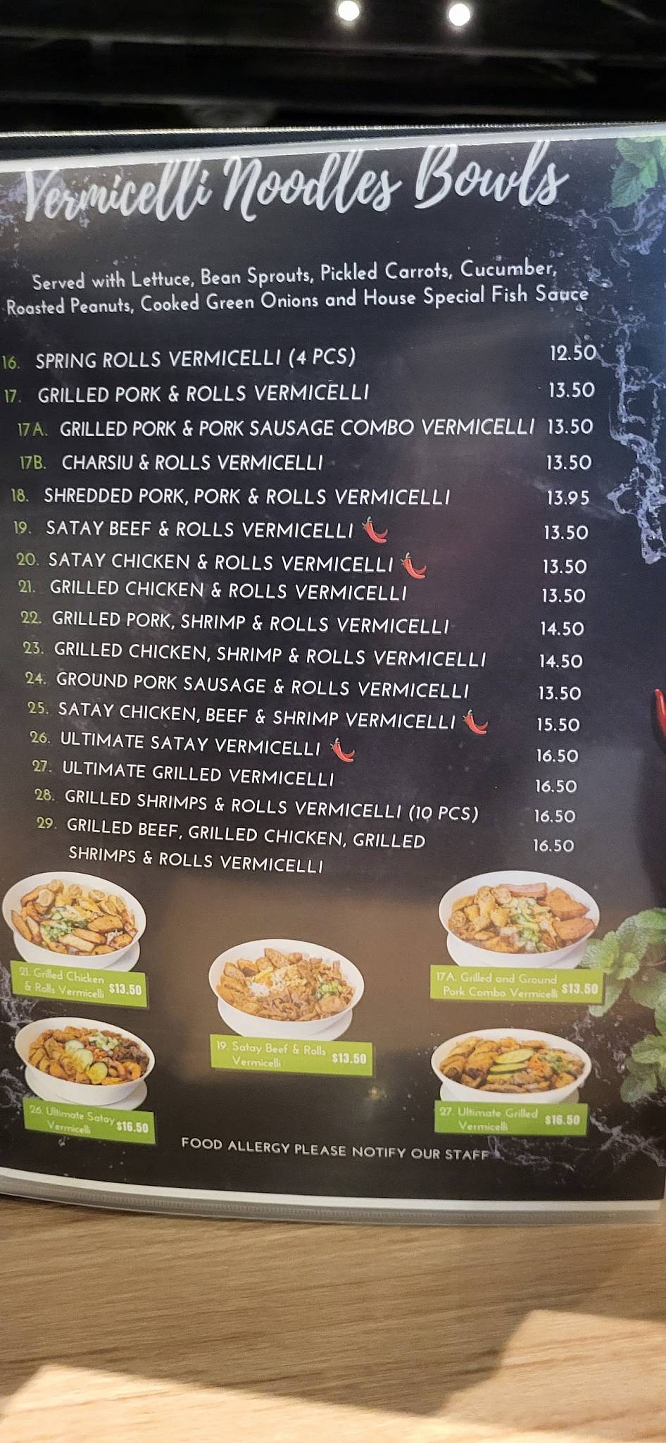 Menu at Fuh Station 2 - 8 ST restaurant, Saskatoon
