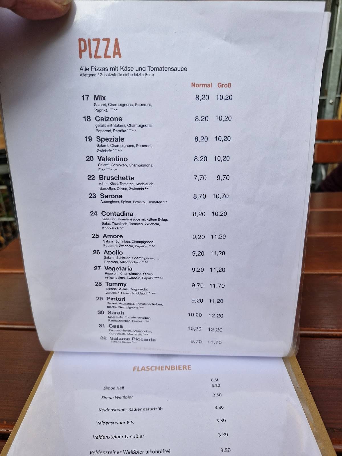 Speisekarte von GLEIS EINS - Italian Food restaurant, Pegnitz