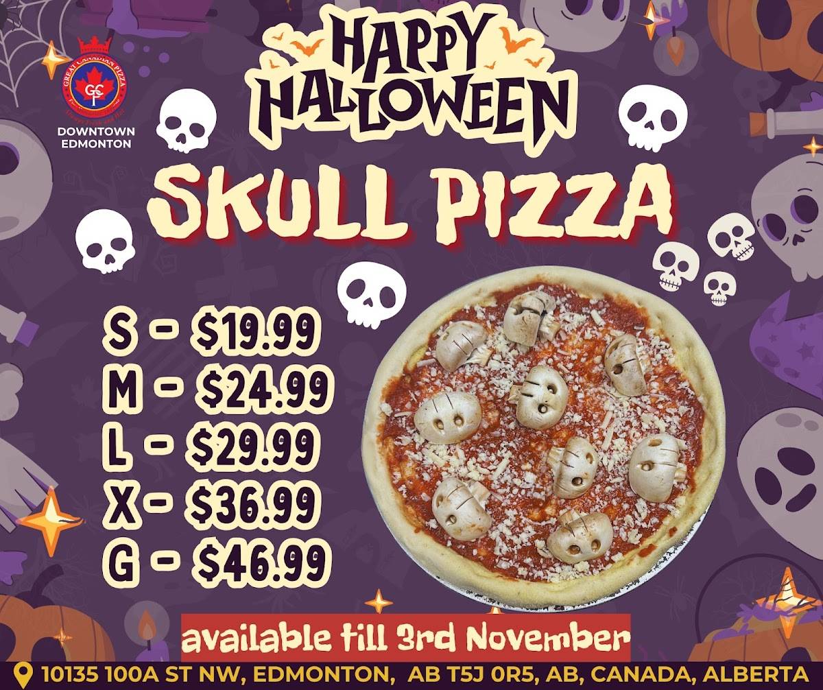 Menu at GREAT CANADIAN PIZZA & DONAIR 100% HALAL restaurant, Edmonton