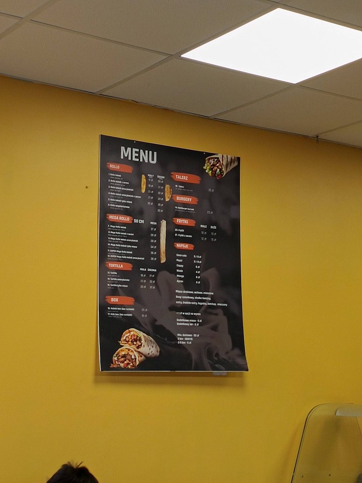Menu at GRILL & KEBAB ZONE, Warszawska restaurant, Zielonki-Parcela