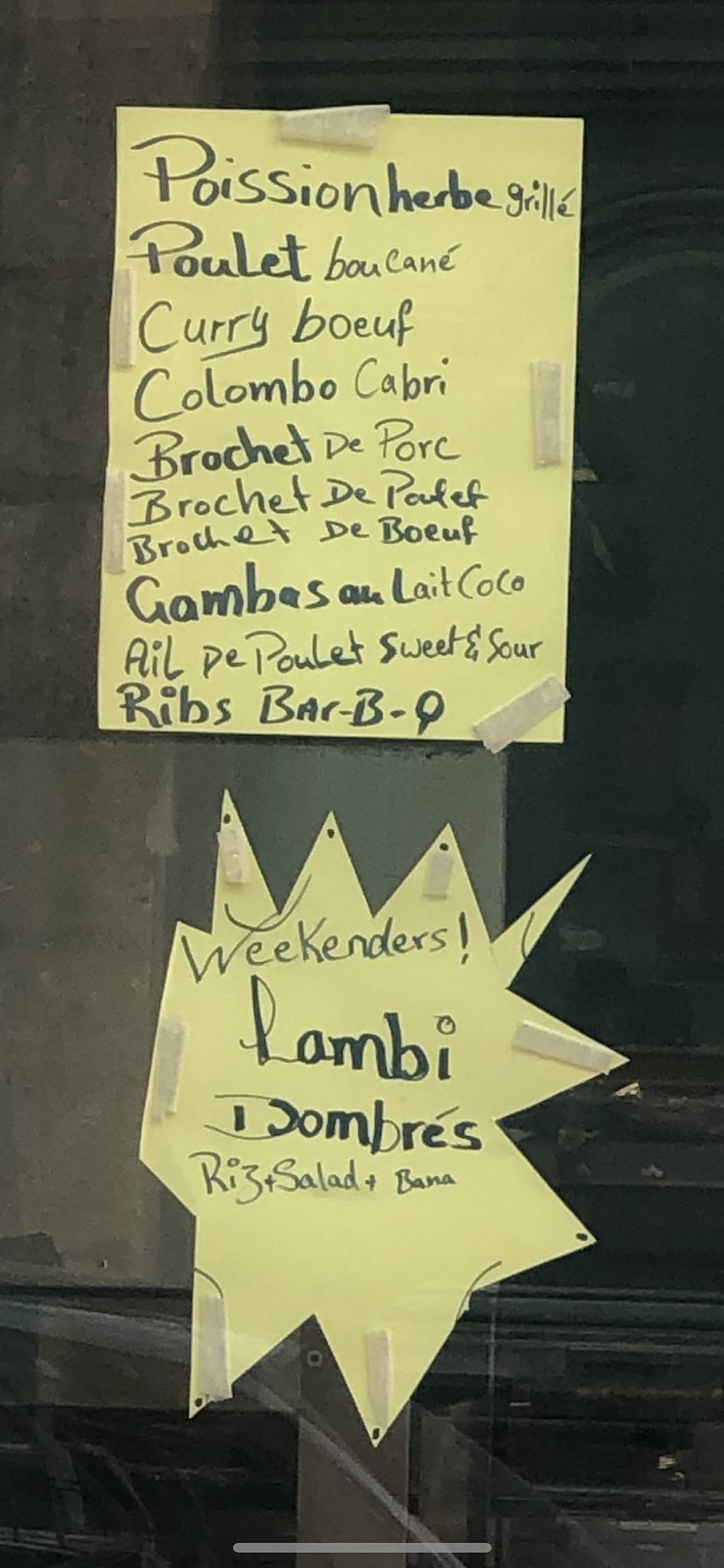 Menu au Gsc Rôtisserie Boucane Ei restaurant, Bordeaux
