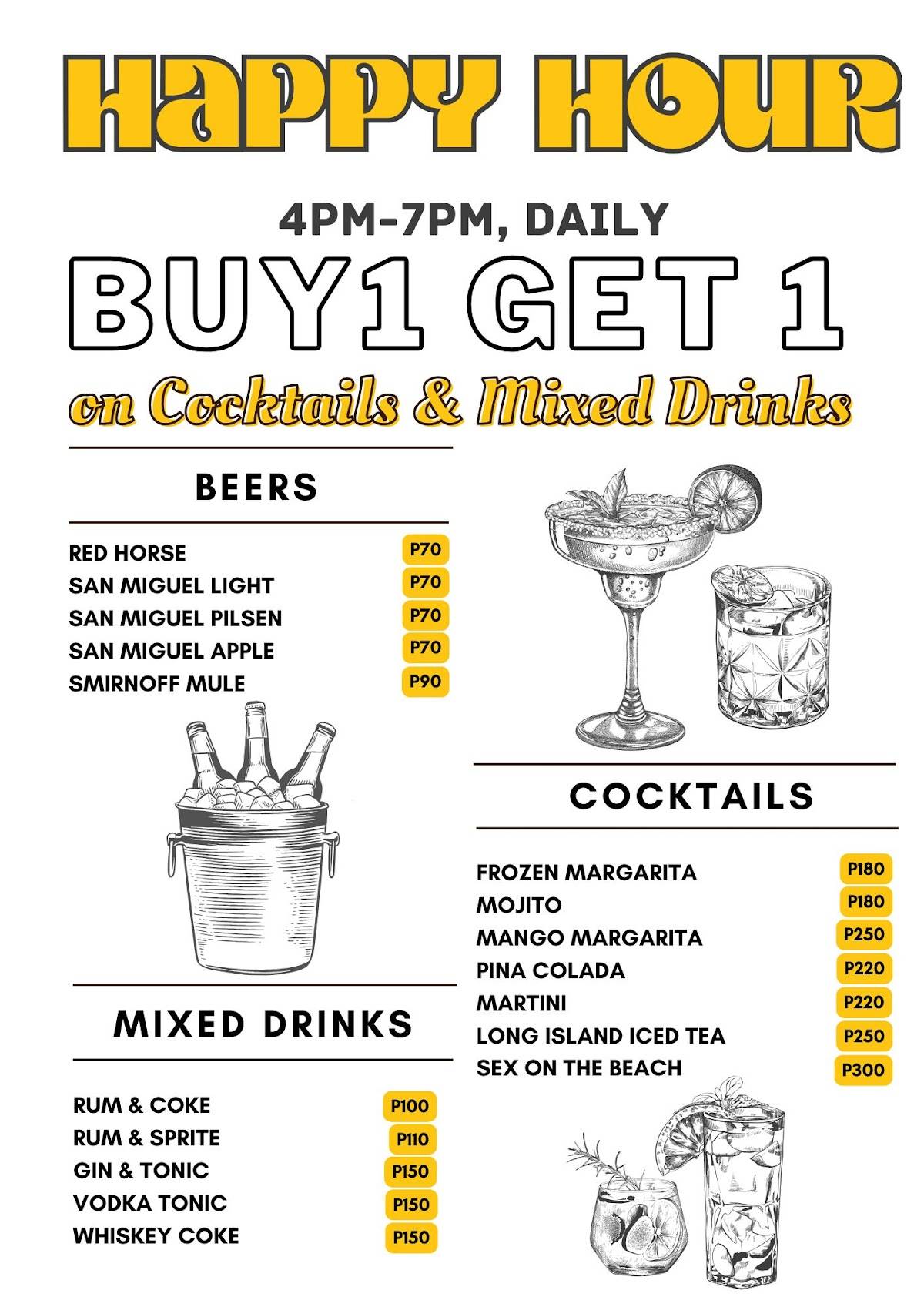 Menu at GUNI GUNI BISTRO restaurant, Puerto Princesa, 263 Manalo St