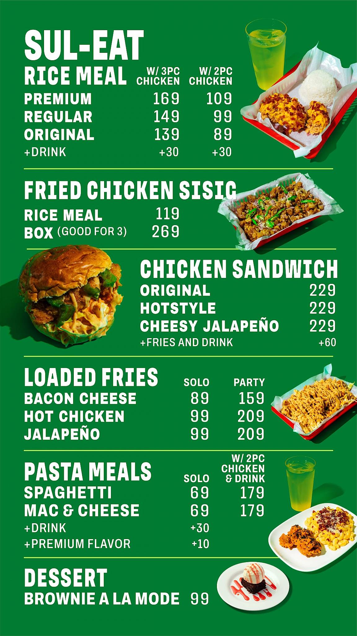 Menu at Gang Gang Chicken - SM City East Ortigas restaurant, Pasig