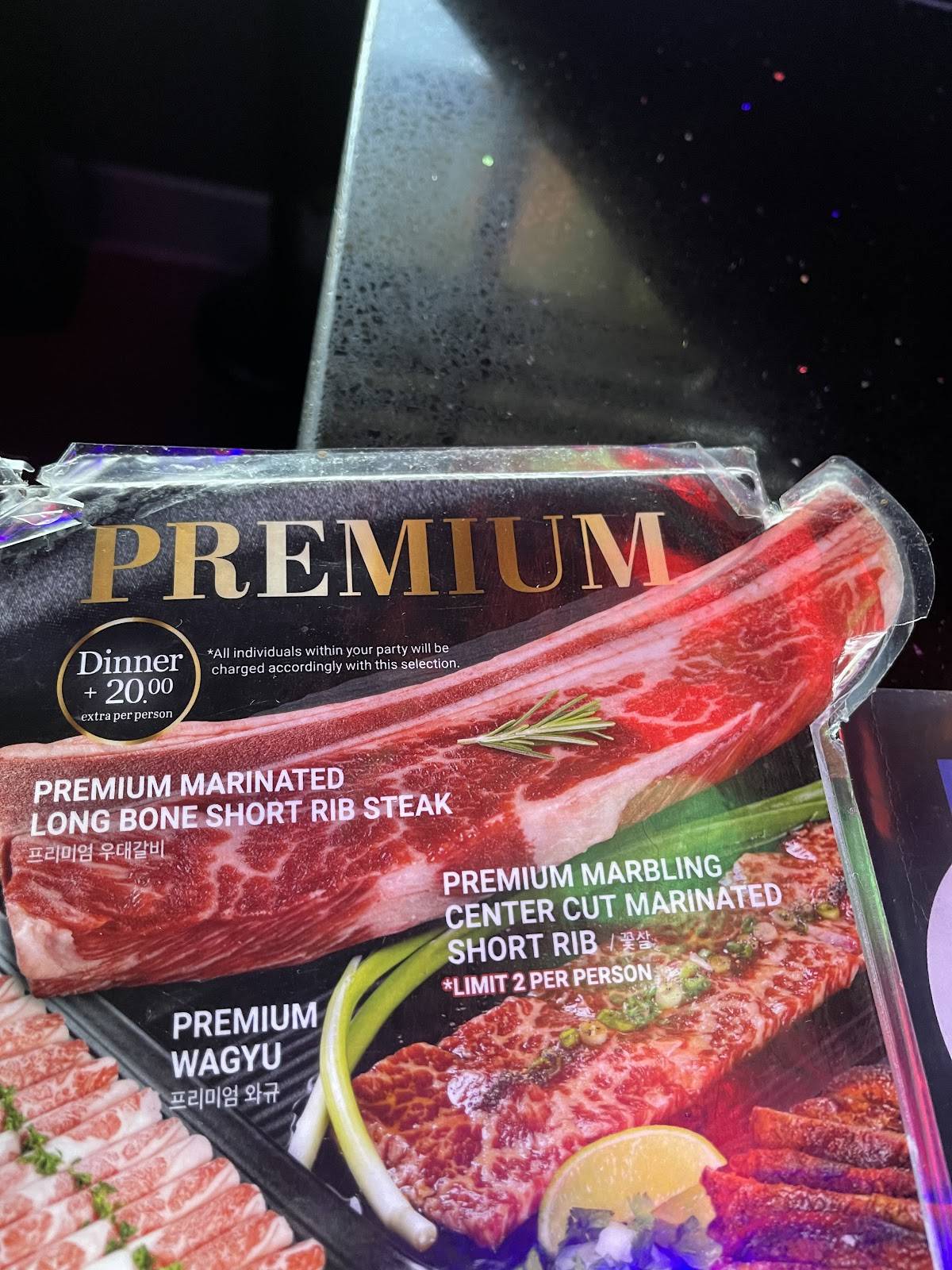 Menu at Gen Korean BBQ House, Frisco