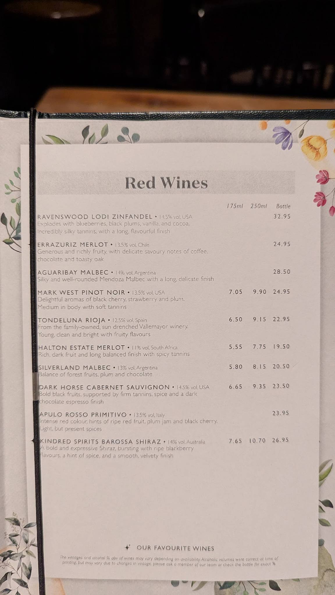 Menu at George & Dragon pub & bar, Bradford, Apperley Rd