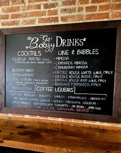 Menu at Georgia Grace Cafe (Gg's Cafe), Ellicott City