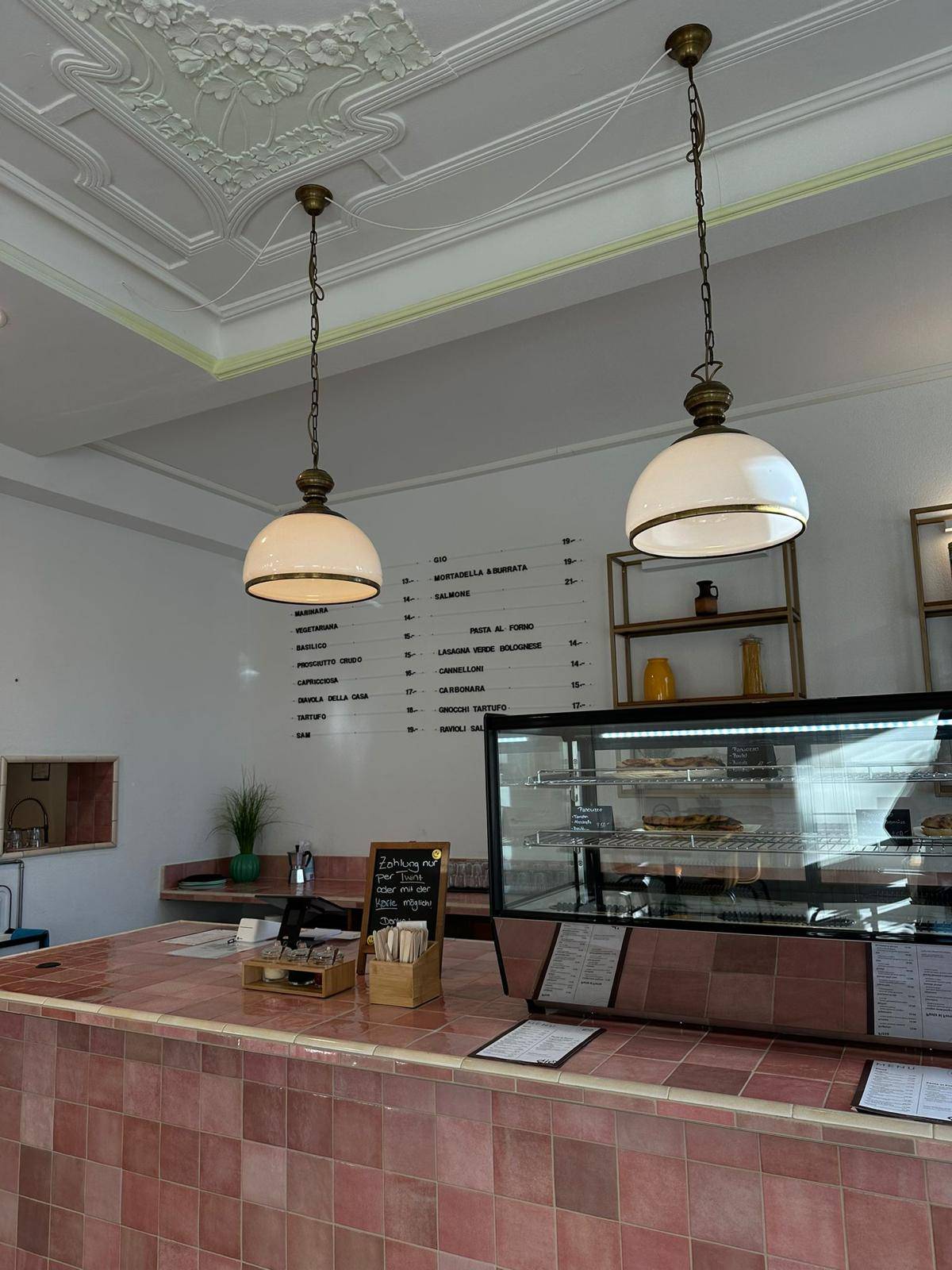 Menu at Gio Pizza, Bern