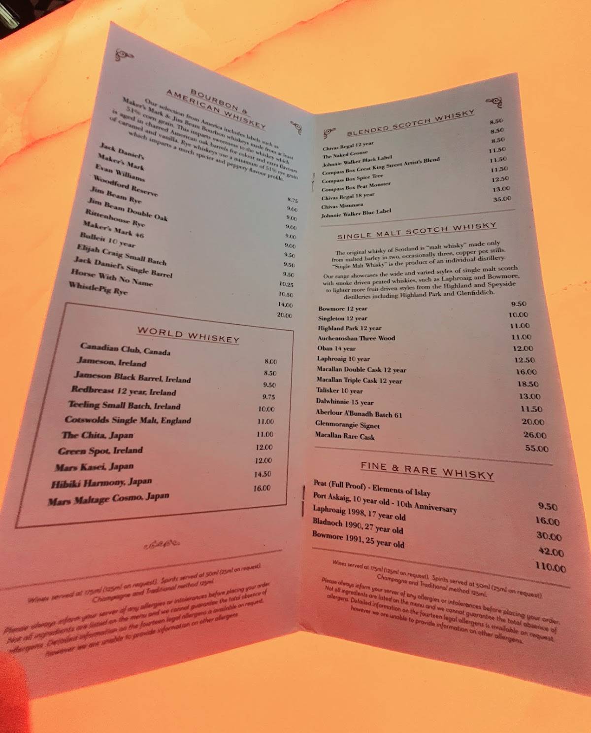 Menu at The Ivy Buchanan Street, Glasgow restaurant, Glasgow, 106 ...