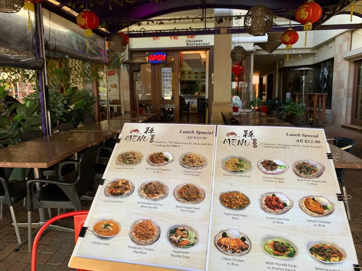 Menu at Glee Fu Chinese Restaurant, Milton
