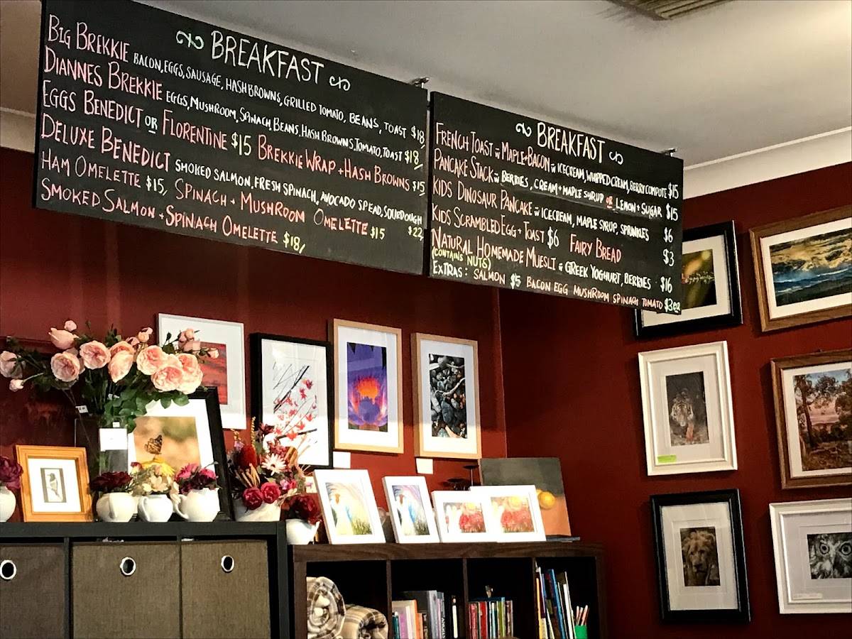 Menu at Gold Creek Cafe, Nicholls, Federation Square 2