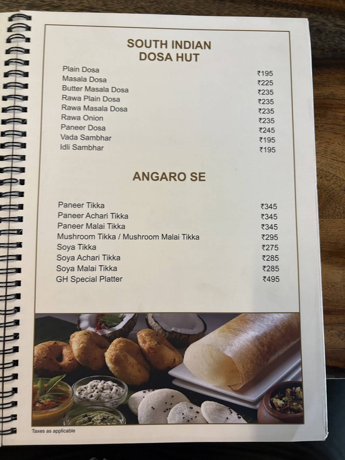 Menu at Golden Hut Restaurants & Rooms In Ludhiana, Sahnewal Khurd