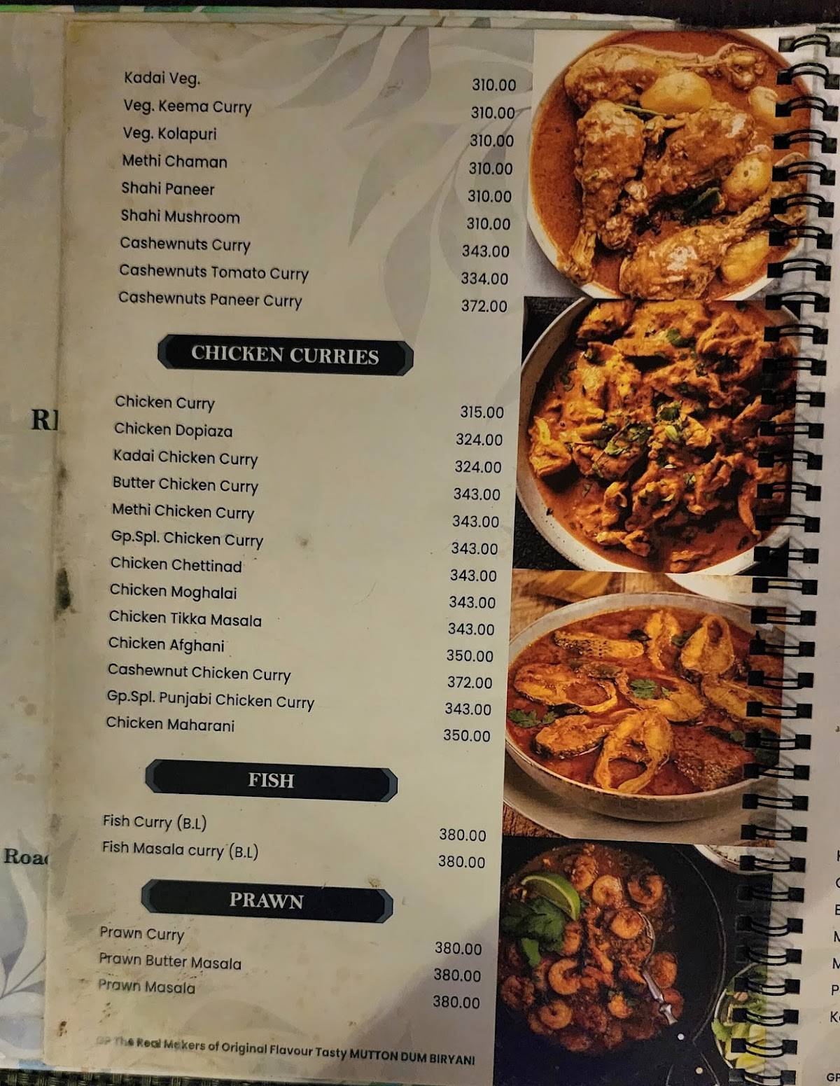 Menu at Golden Pavilion Family Restaurant, Vijayawada