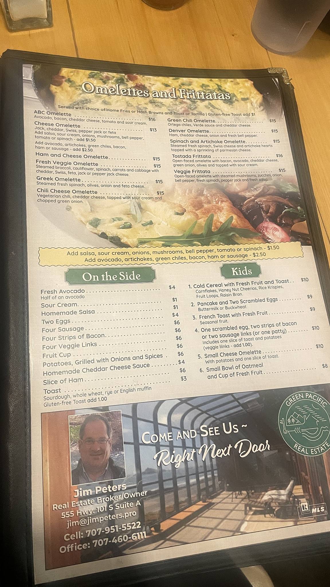 Menu at Good Harvest Cafe, Crescent City