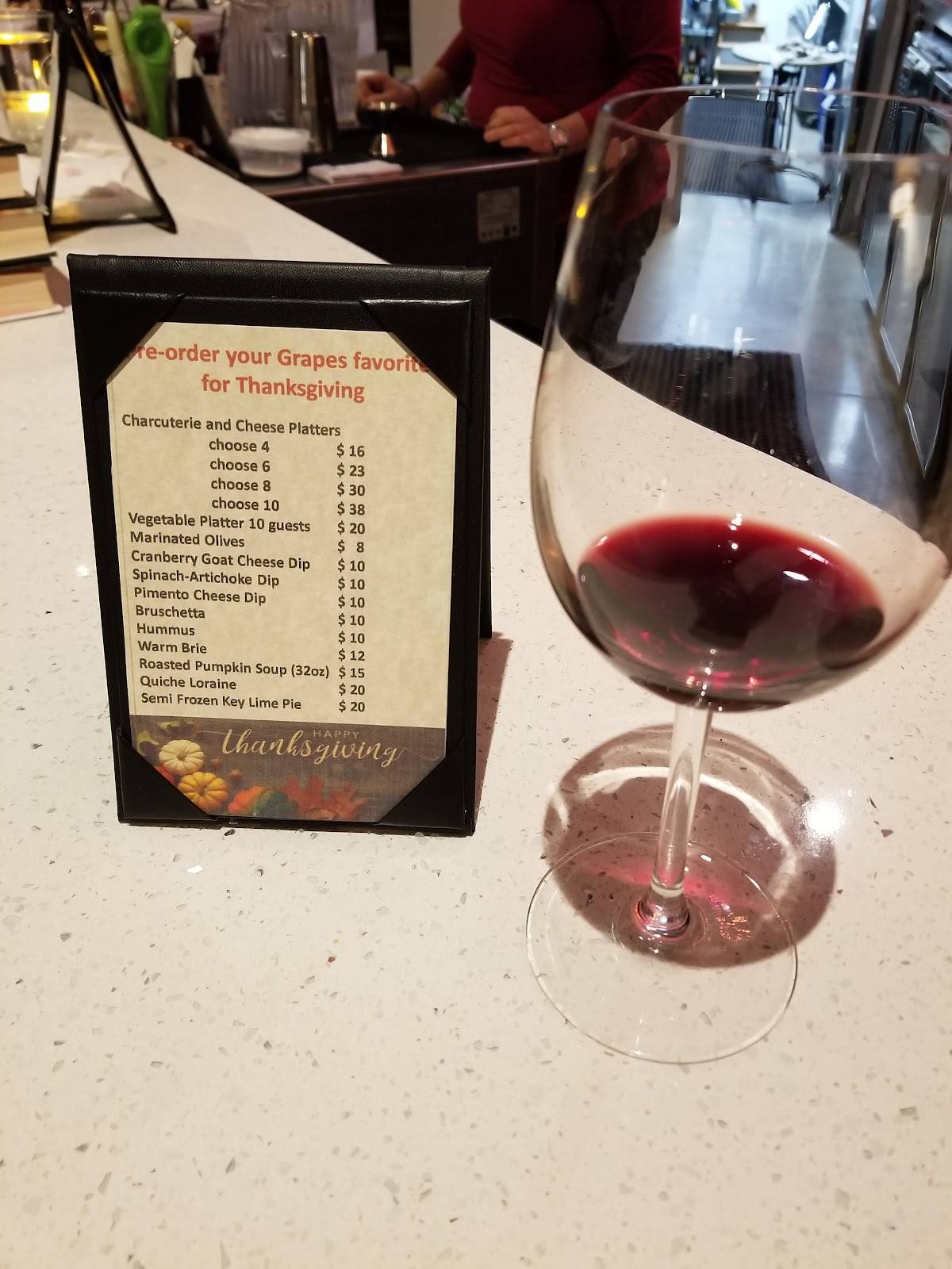 Menu at Grapes Bistro & Wine Bar, Indian Trail, Old Monroe Rd D