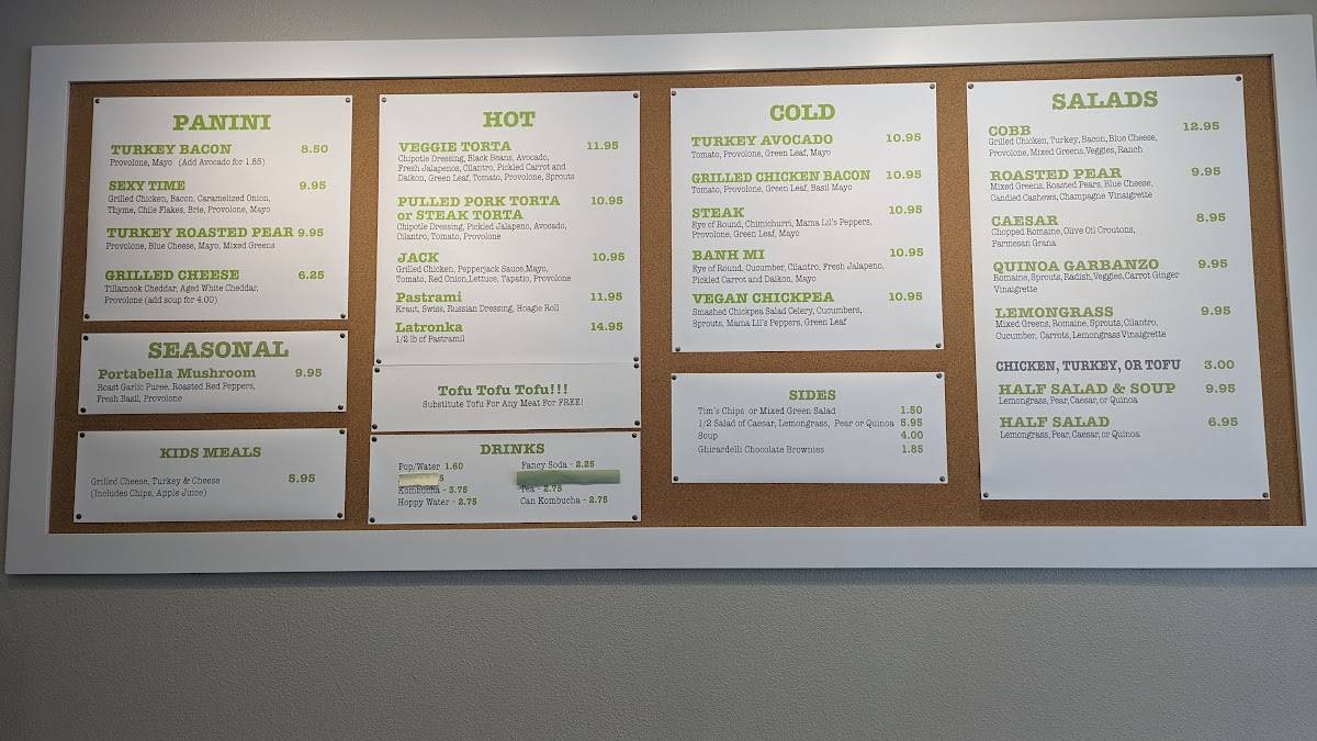 Menu at Graze 'a Place To Eat' restaurant, Walla Walla, 5 S Colville St