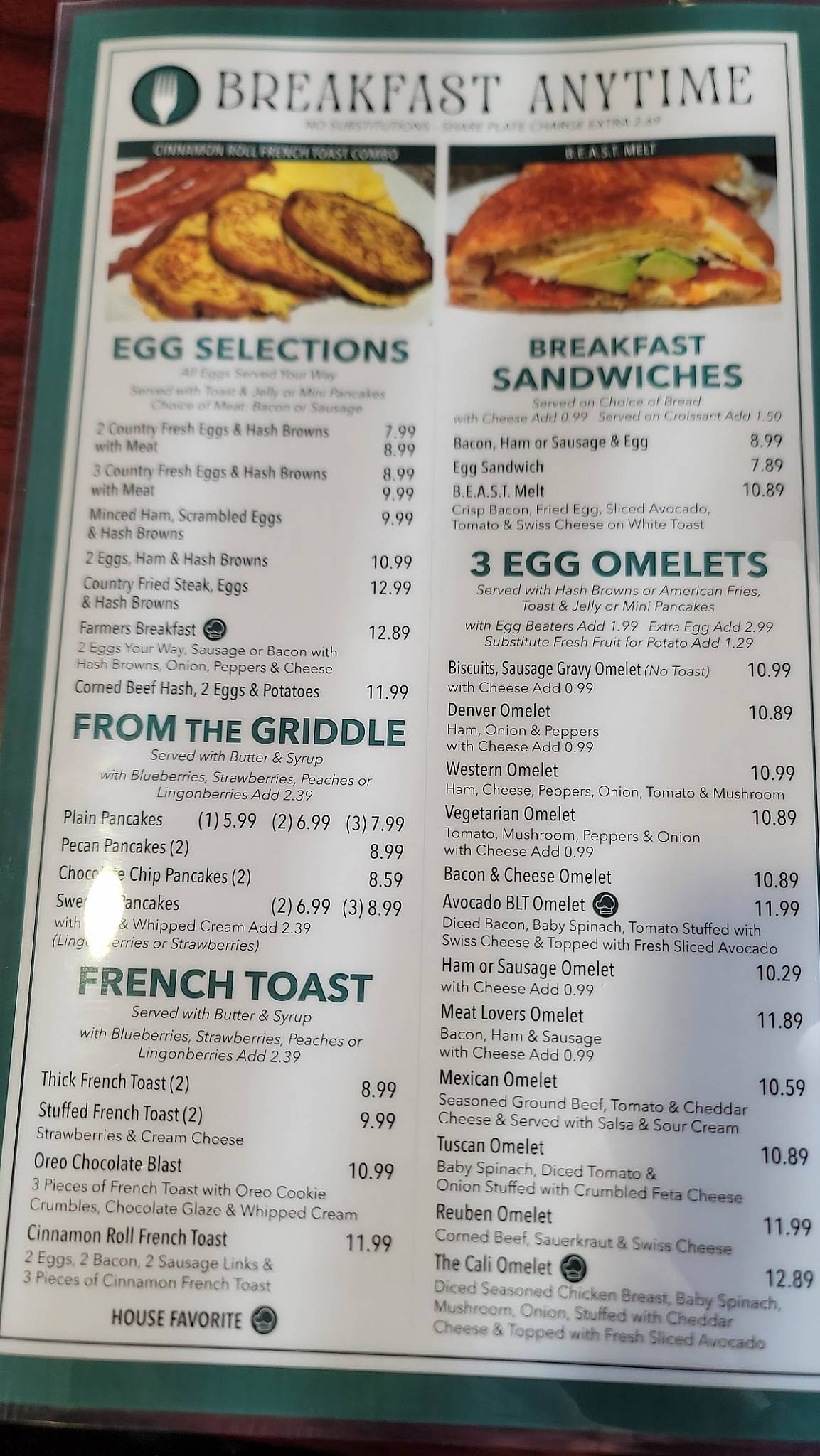 Menu at Grubsteakers Restaurant, Rochelle