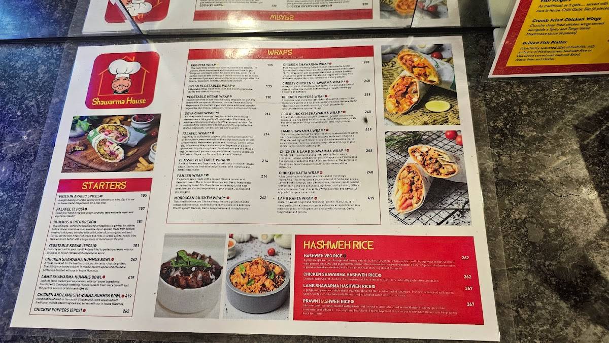 Menu at Shawarma House, Gurugram, 02