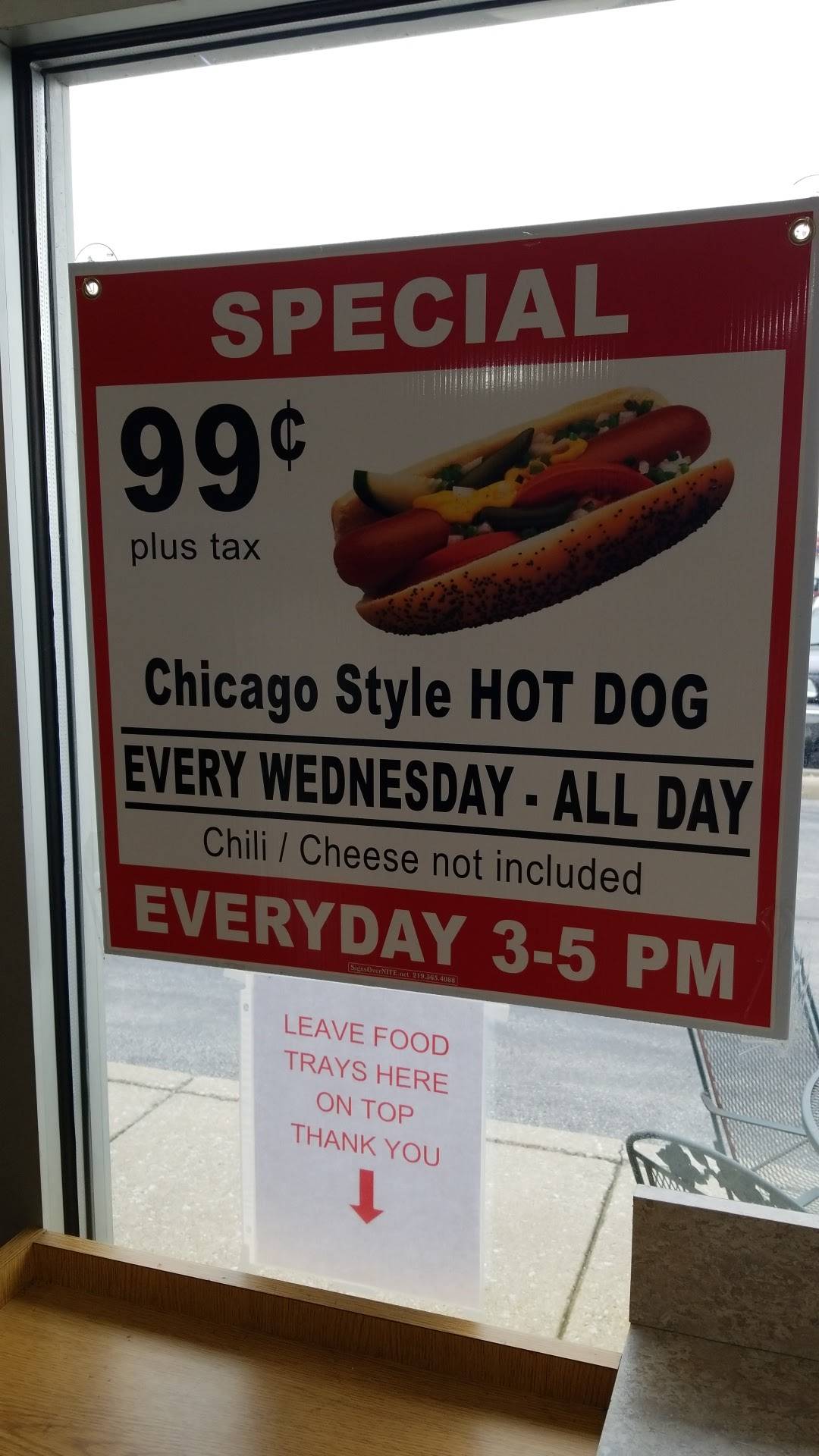 Menu at H Dog restaurant, Schererville