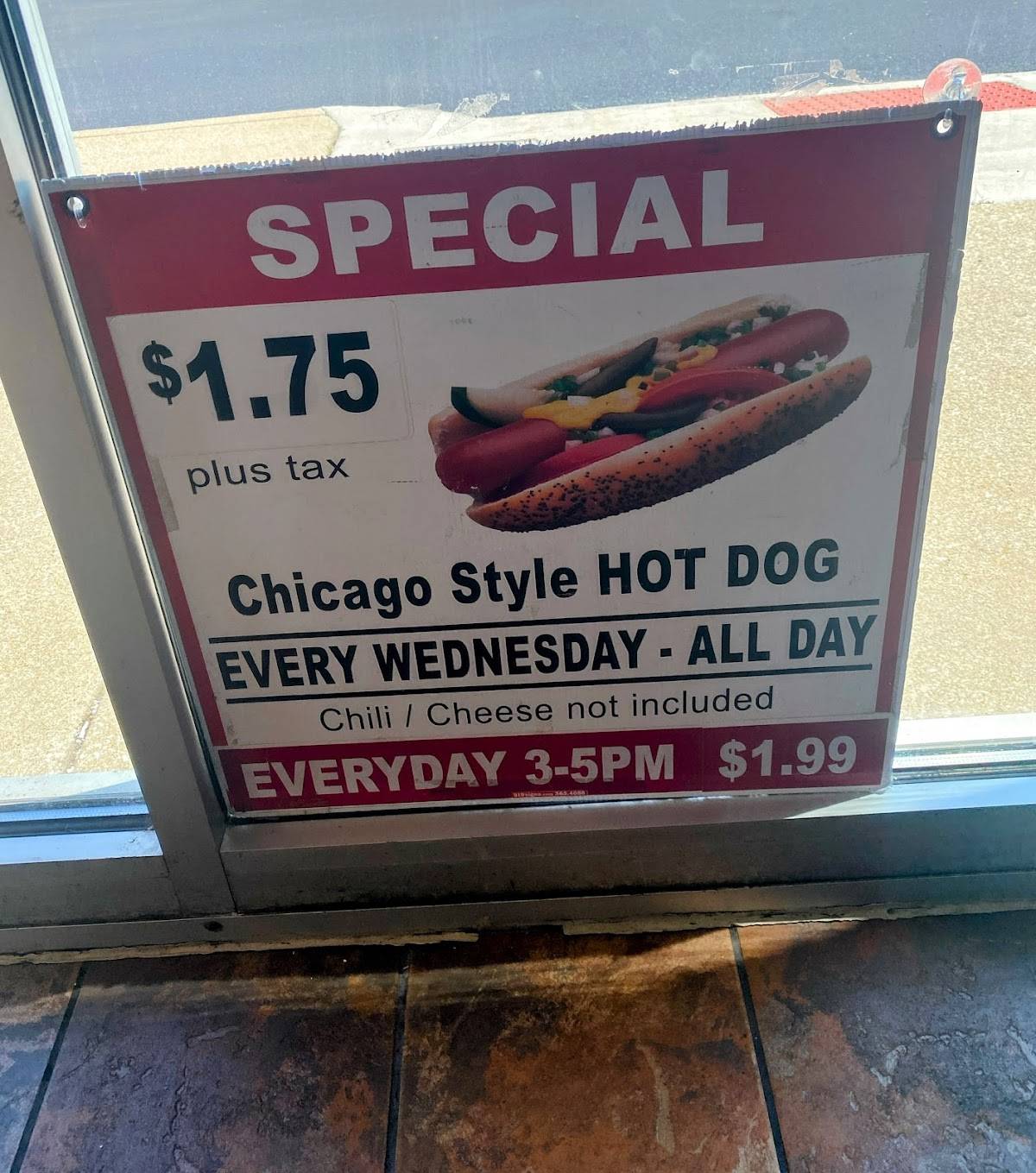 Menu at H DOG restaurant, Schererville