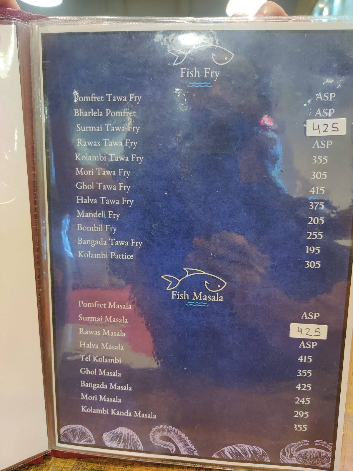 Menu at HODI SEA FOOD RESTURANT Vashi, Navi Mumbai