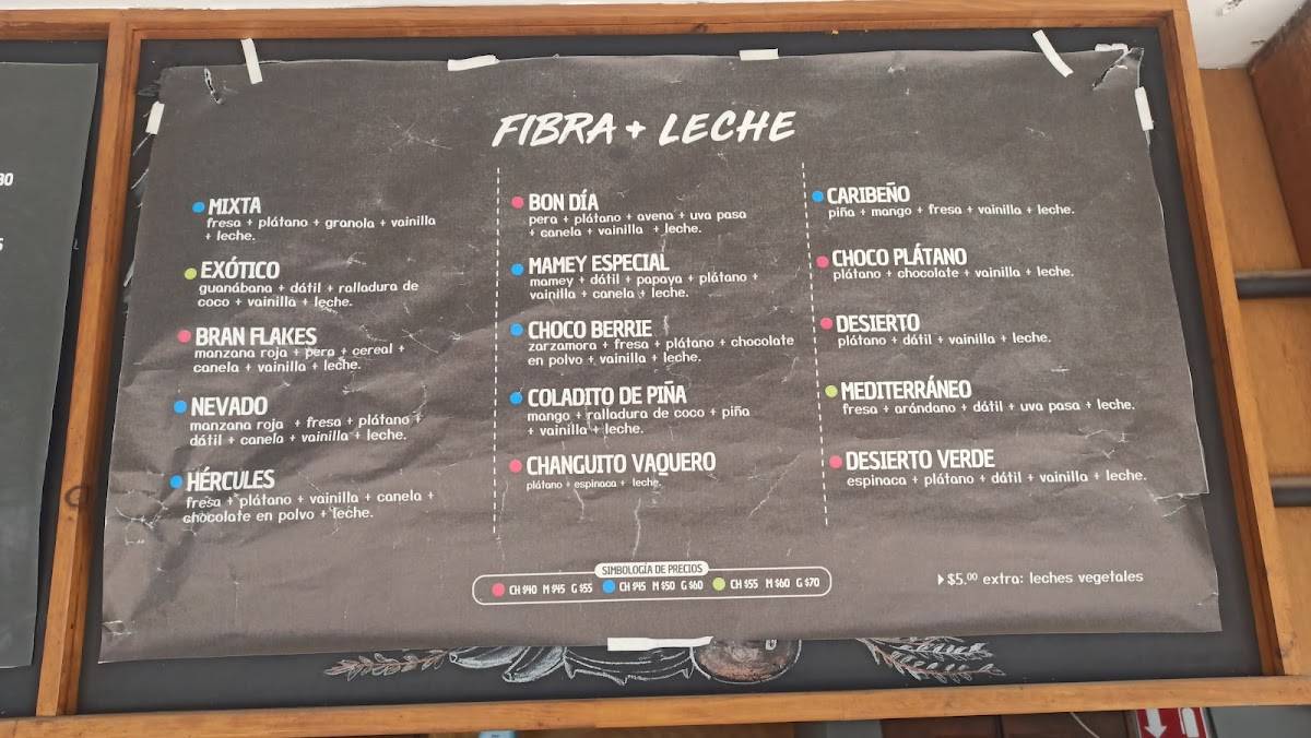 Menu at Haz Tu Jugo "Juventud 2000" restaurant, Mexicali, Calz Anáhuac 809