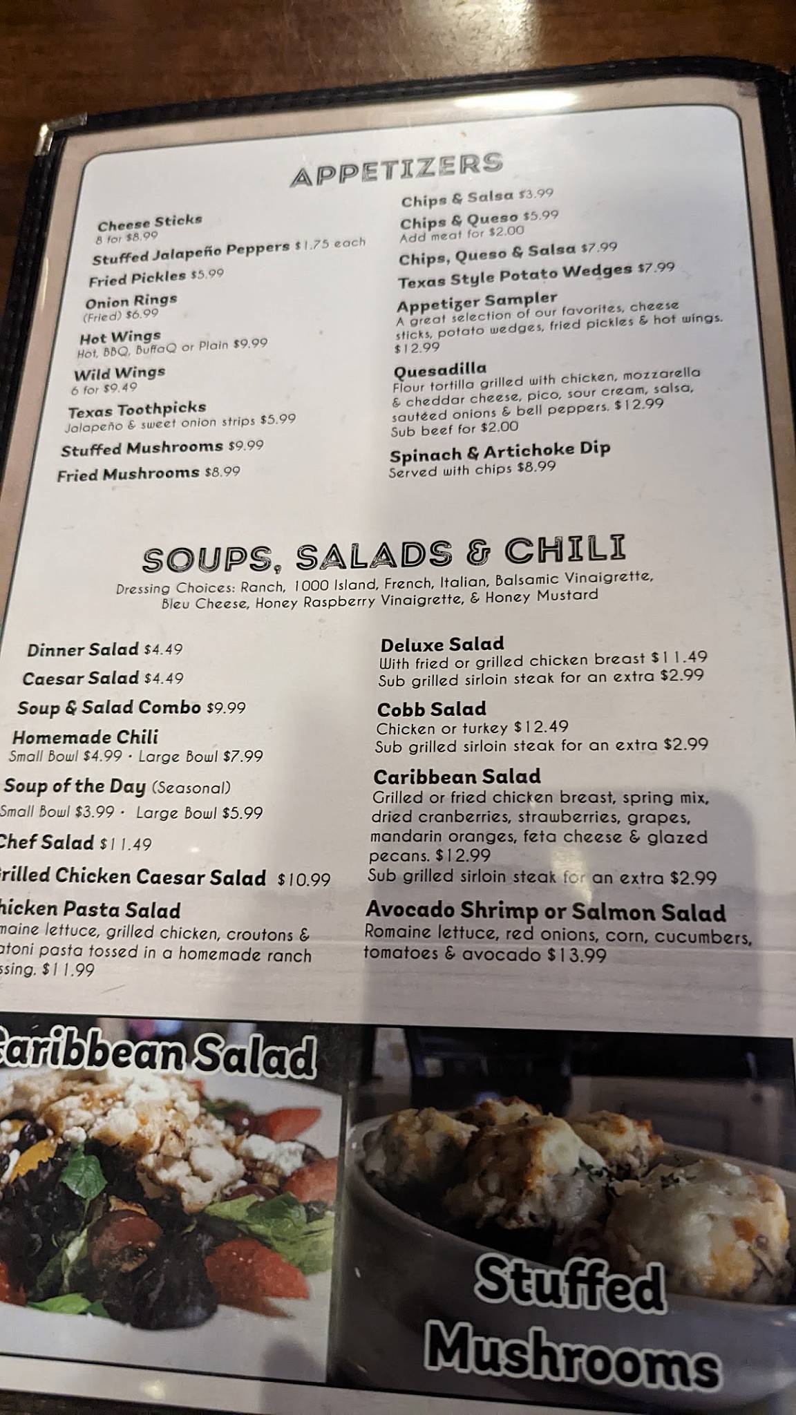 Menu at Heitmiller Steakhouse, Lacy Lakeview, I 35 N Frontage Rd