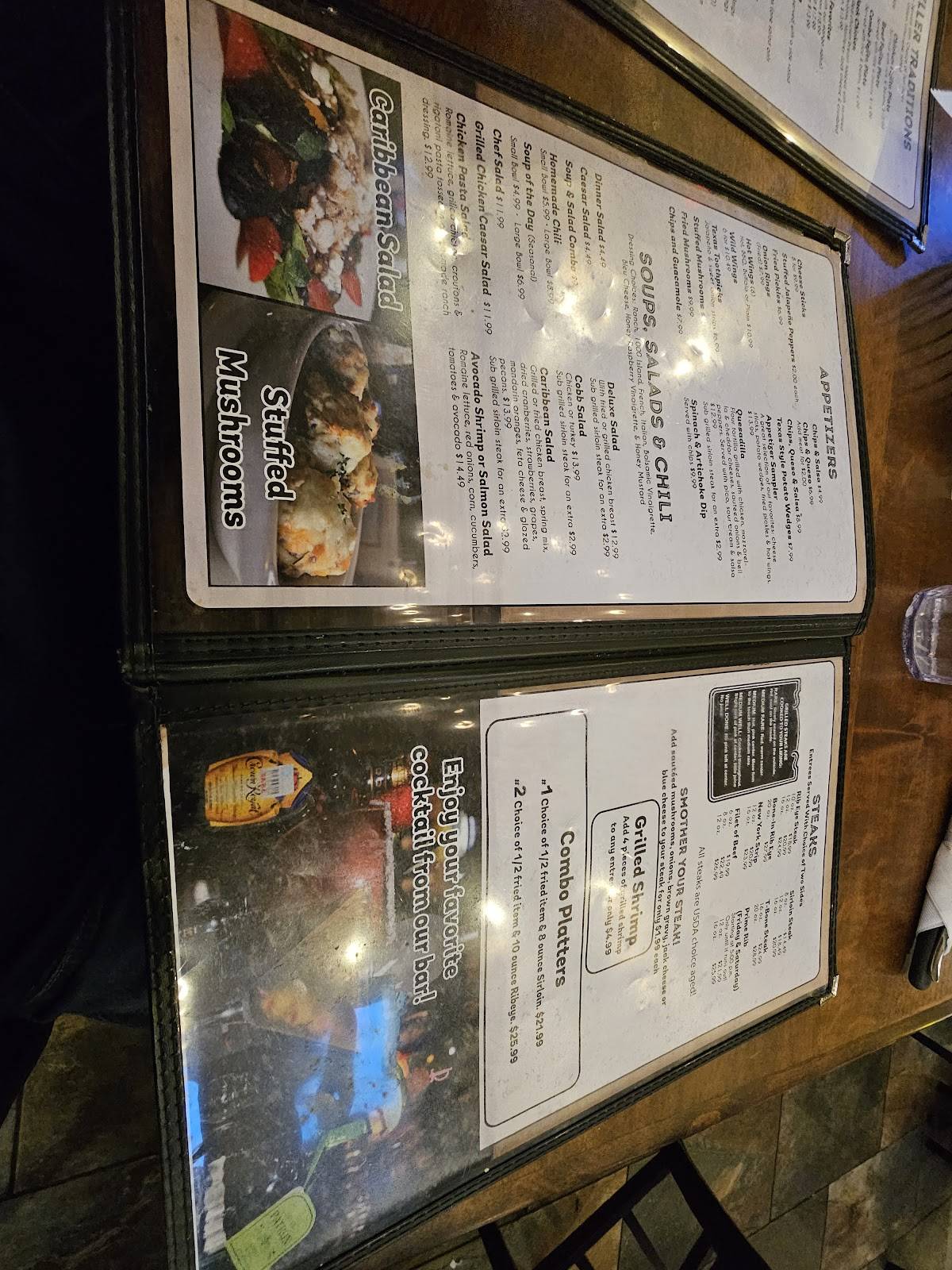 Menu at Heitmiller Steakhouse, Lacy Lakeview, I 35 N Frontage Rd