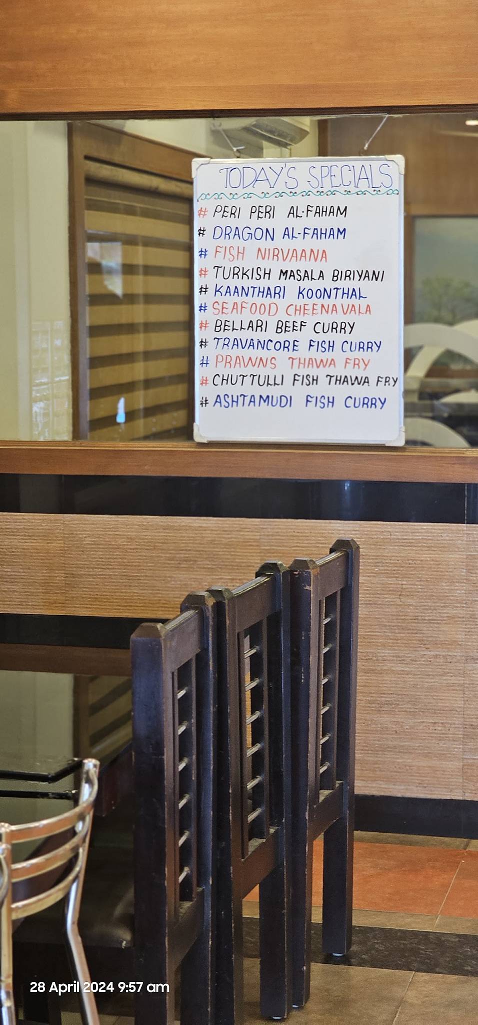 Menu at Hi Range Food Mall, Thodupuzha