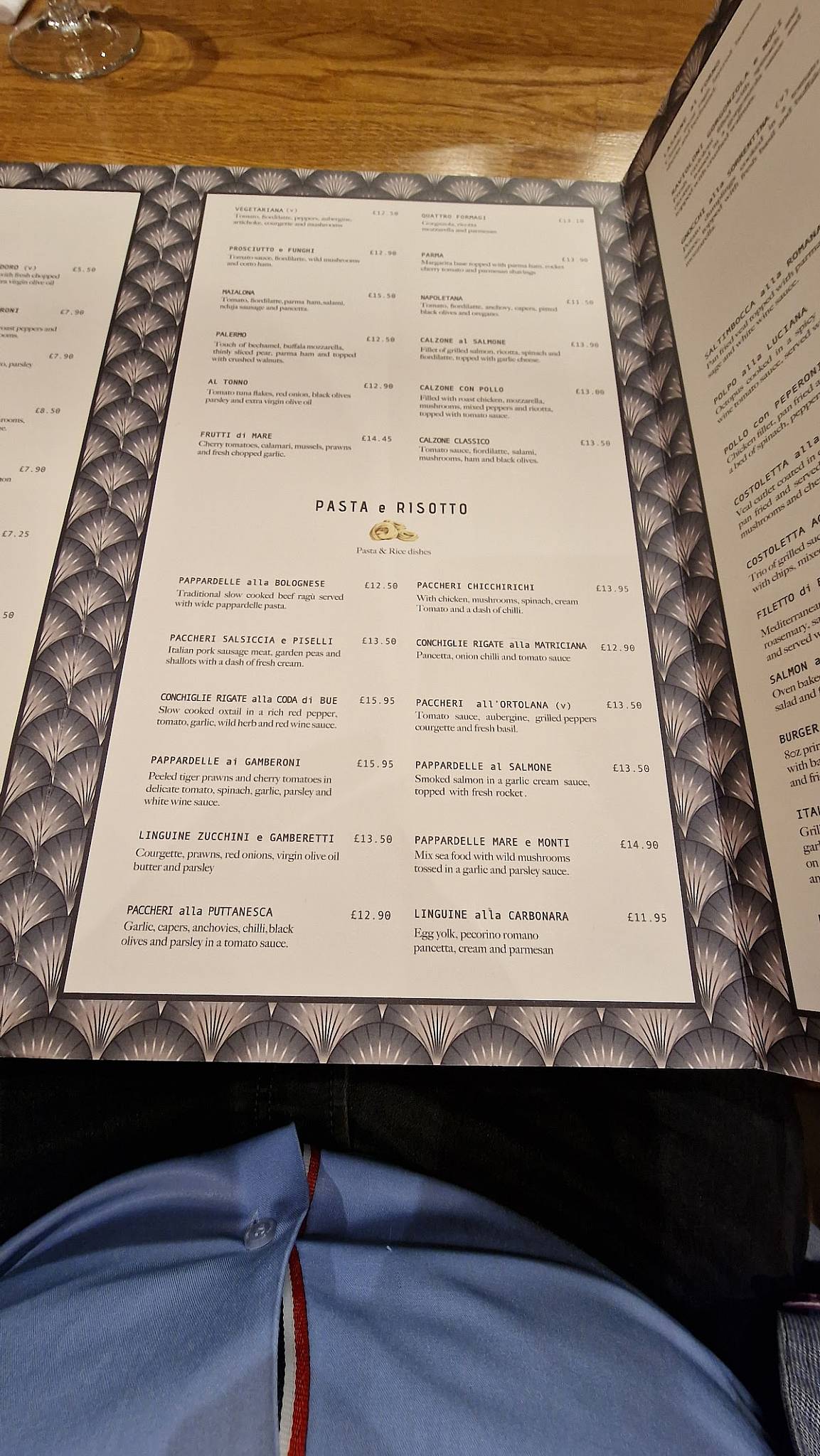 Menu at Cafe Roberto, High Wycombe