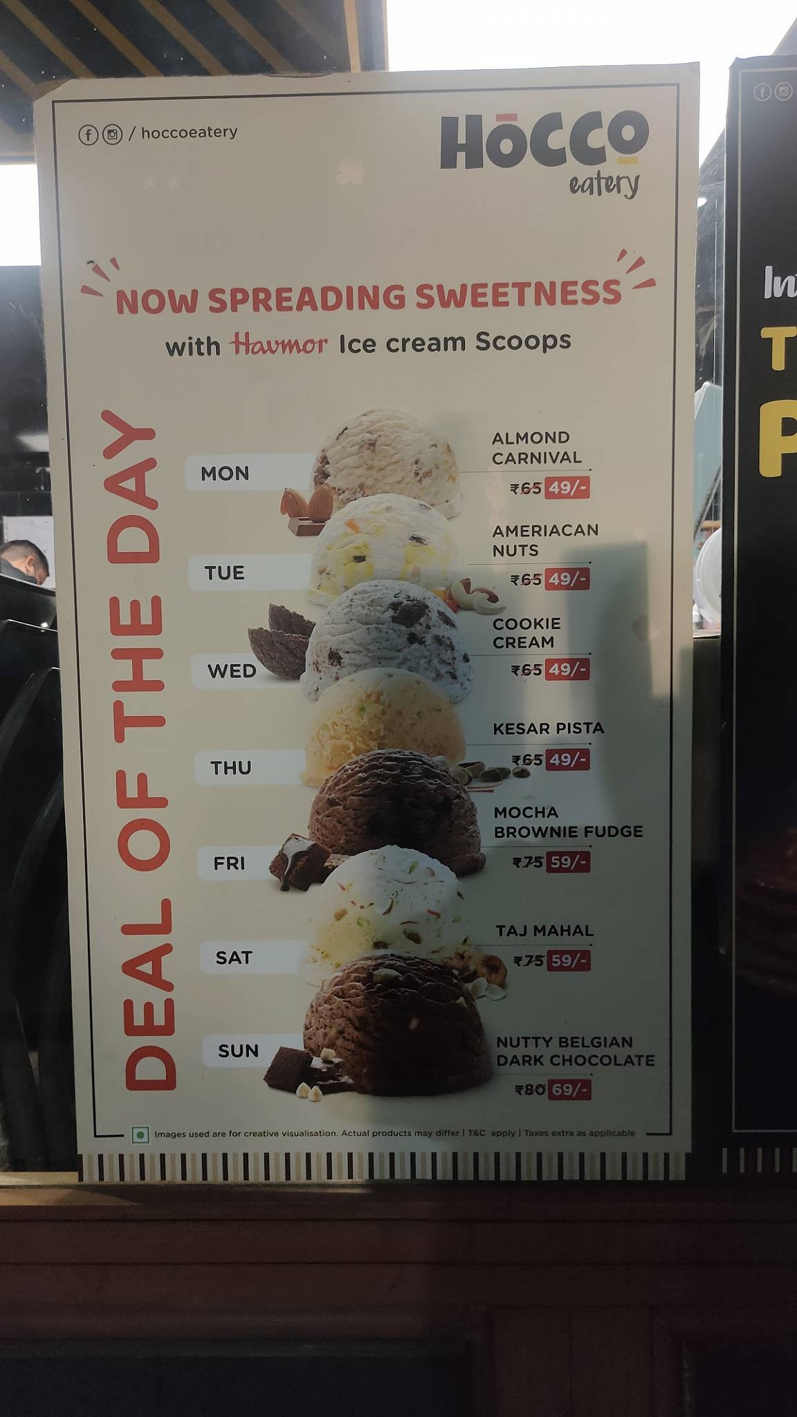 Menu at Hocco Eatery, Paldi, Ahmedabad