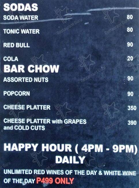 Menu at Holic Bar, Quezon City, Open Kitchen Food Park