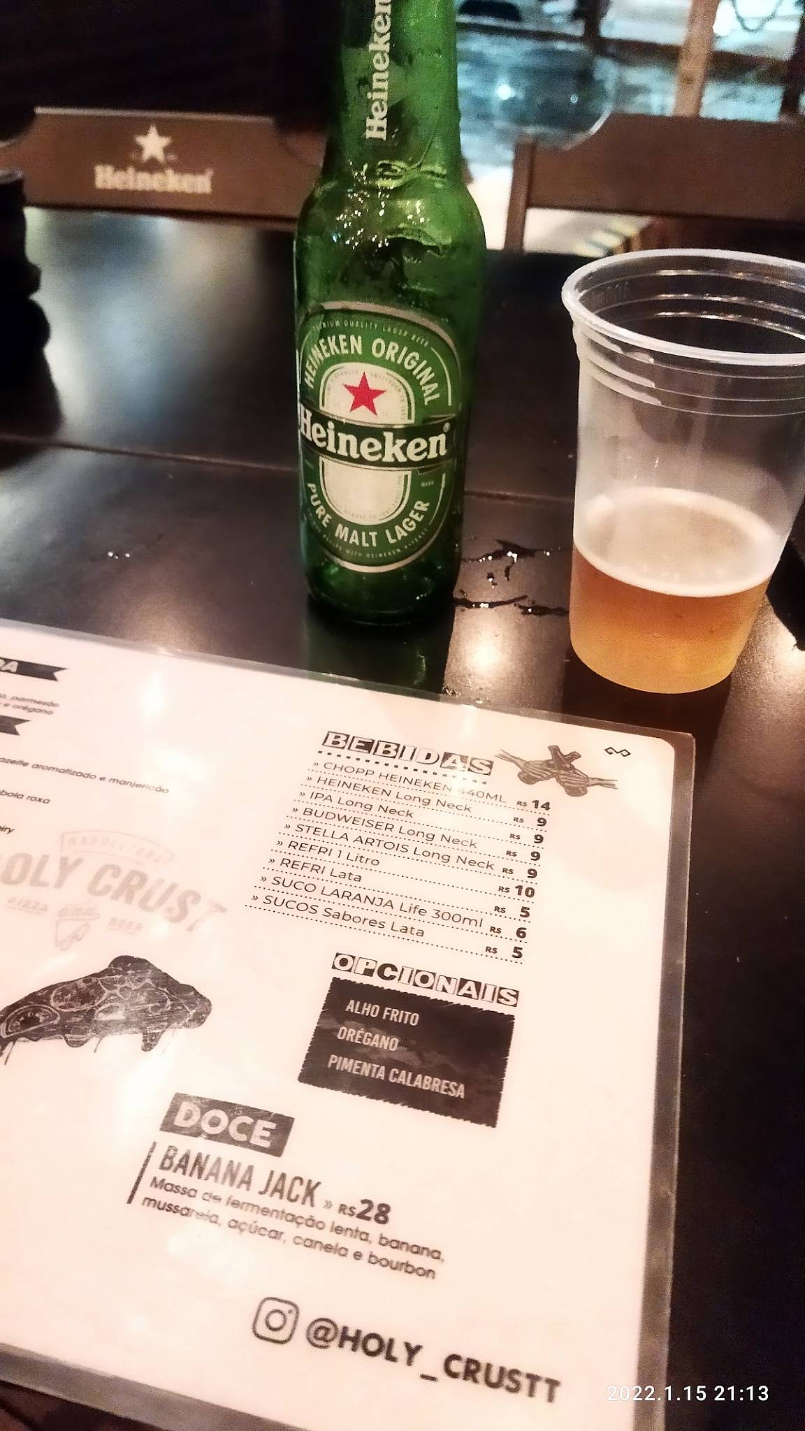 Carta del restaurante Holy Crust Pizza and Beer, São Carlos