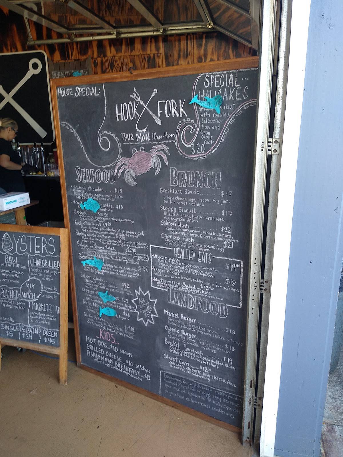Menu at Hook & Fork restaurant, Union