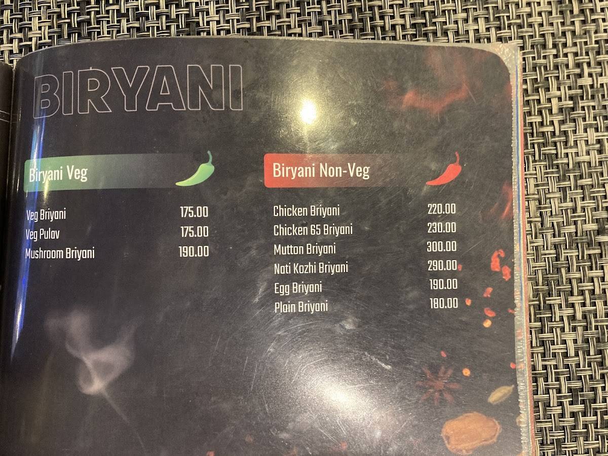 Menu at The Sun Restaurant, Hosur, SHA International Complex