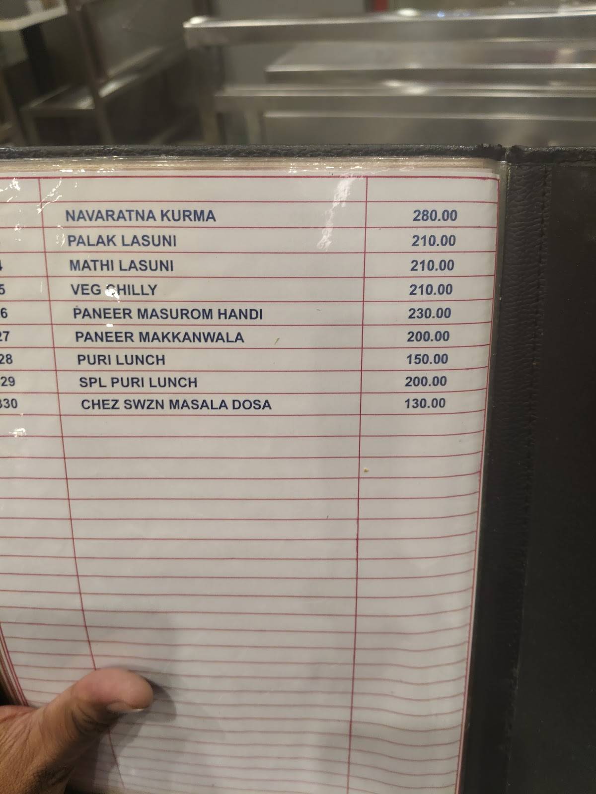 Menu at Hotel Radha Krishna, Navi Mumbai, Shop 1