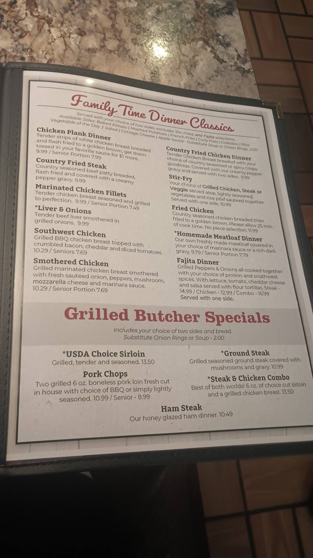 Menu at Hugger-Mugger Tasty Recipes restaurant, New Castle