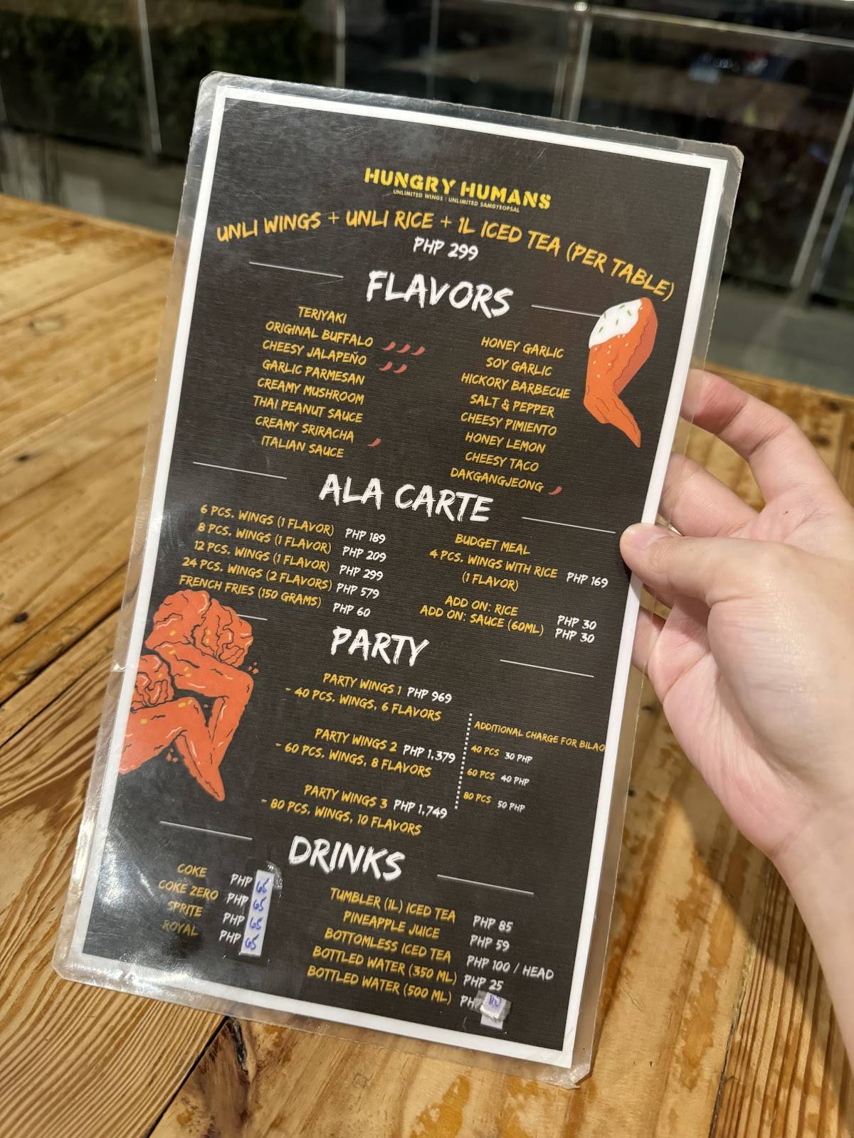 Menu at Hungry Humans Antipolo restaurant, Antipolo