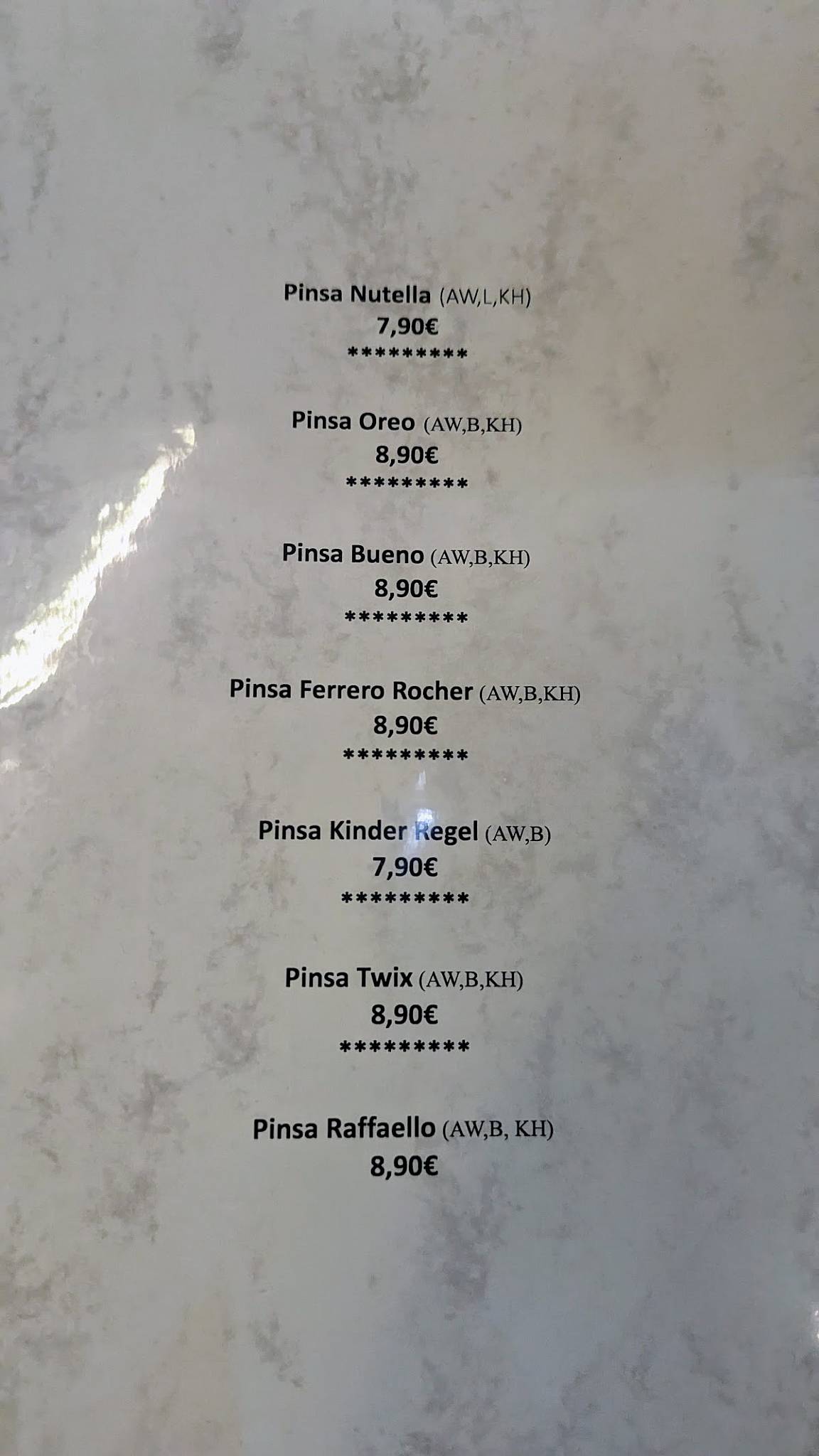 Speisekarte von Il Vulcano Ristorante Pinseria restaurant, Stuttgart
