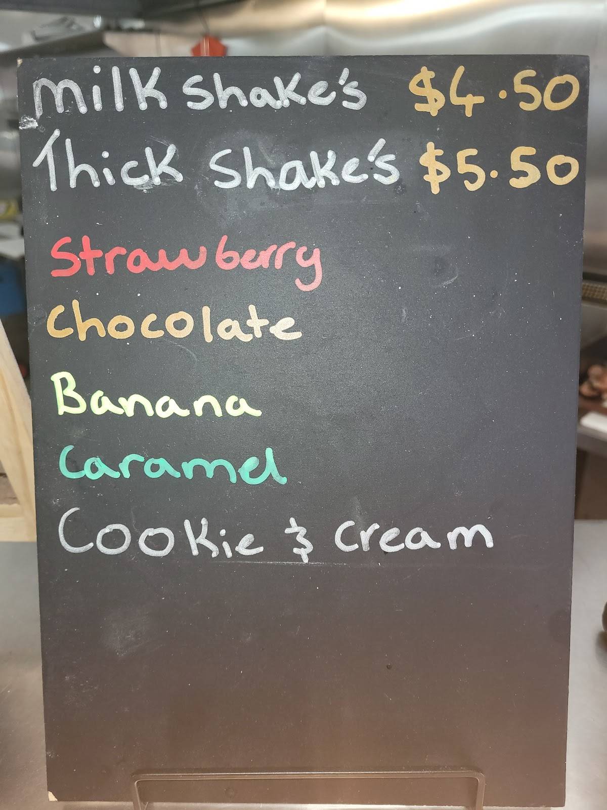 Menu at Churchill Take-Away fast food, Churchill