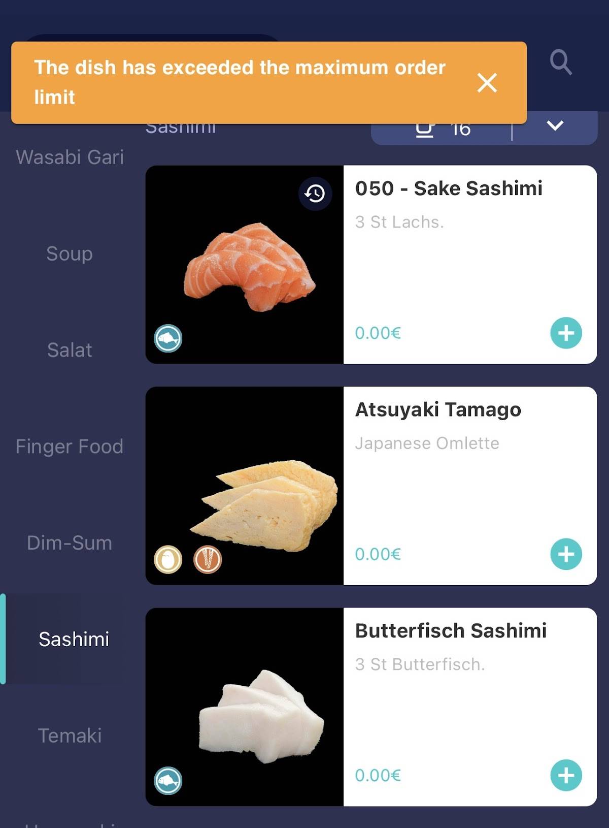 Speisekarte von Ishi Fusion Sushi Restaurant, Düsseldorf