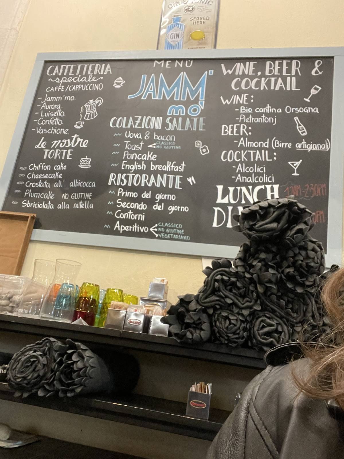 Menu at JAMM' mò restaurant, Sulmona