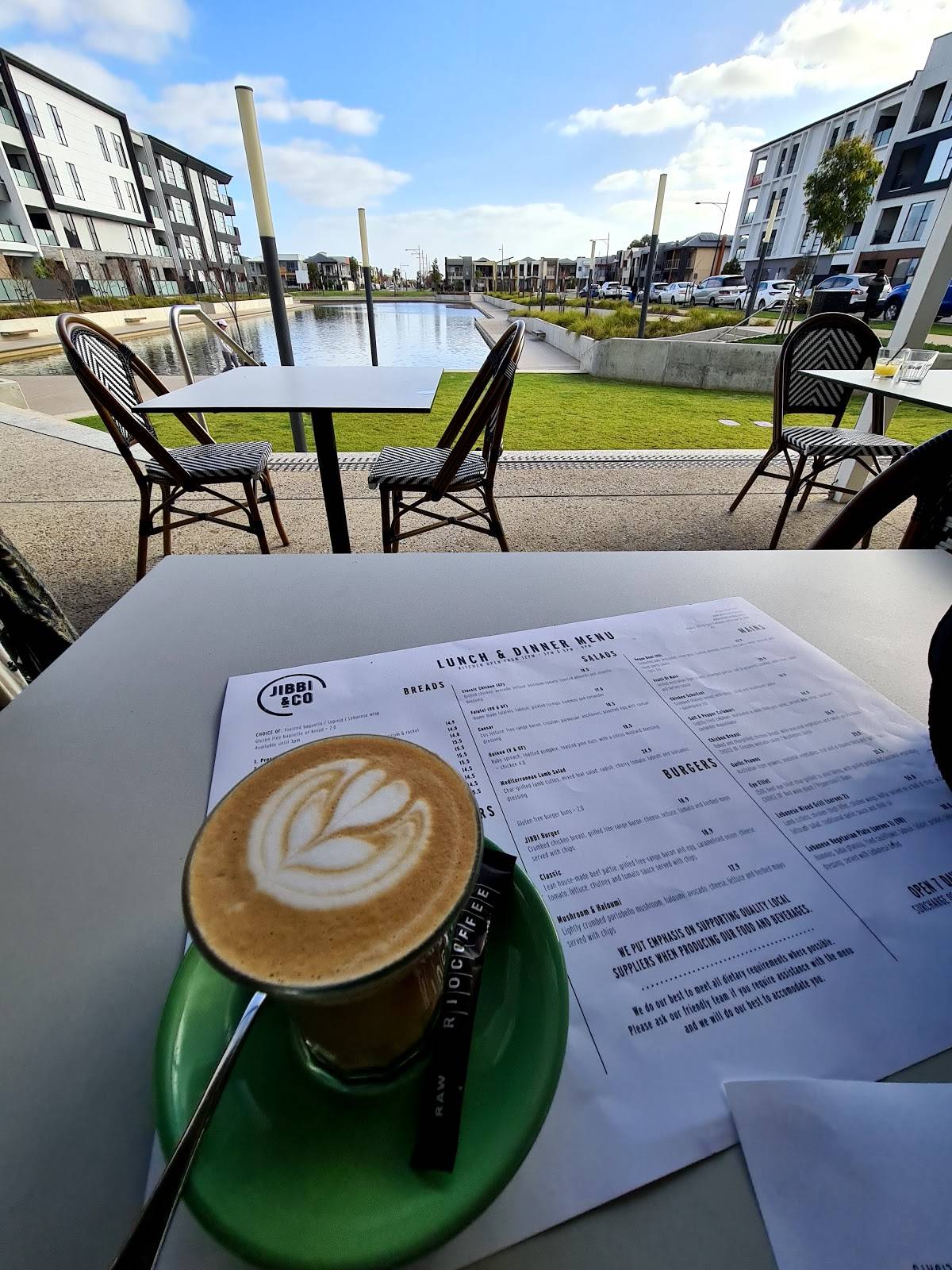 Menu at JIBBI & CO cafe, Lightsview
